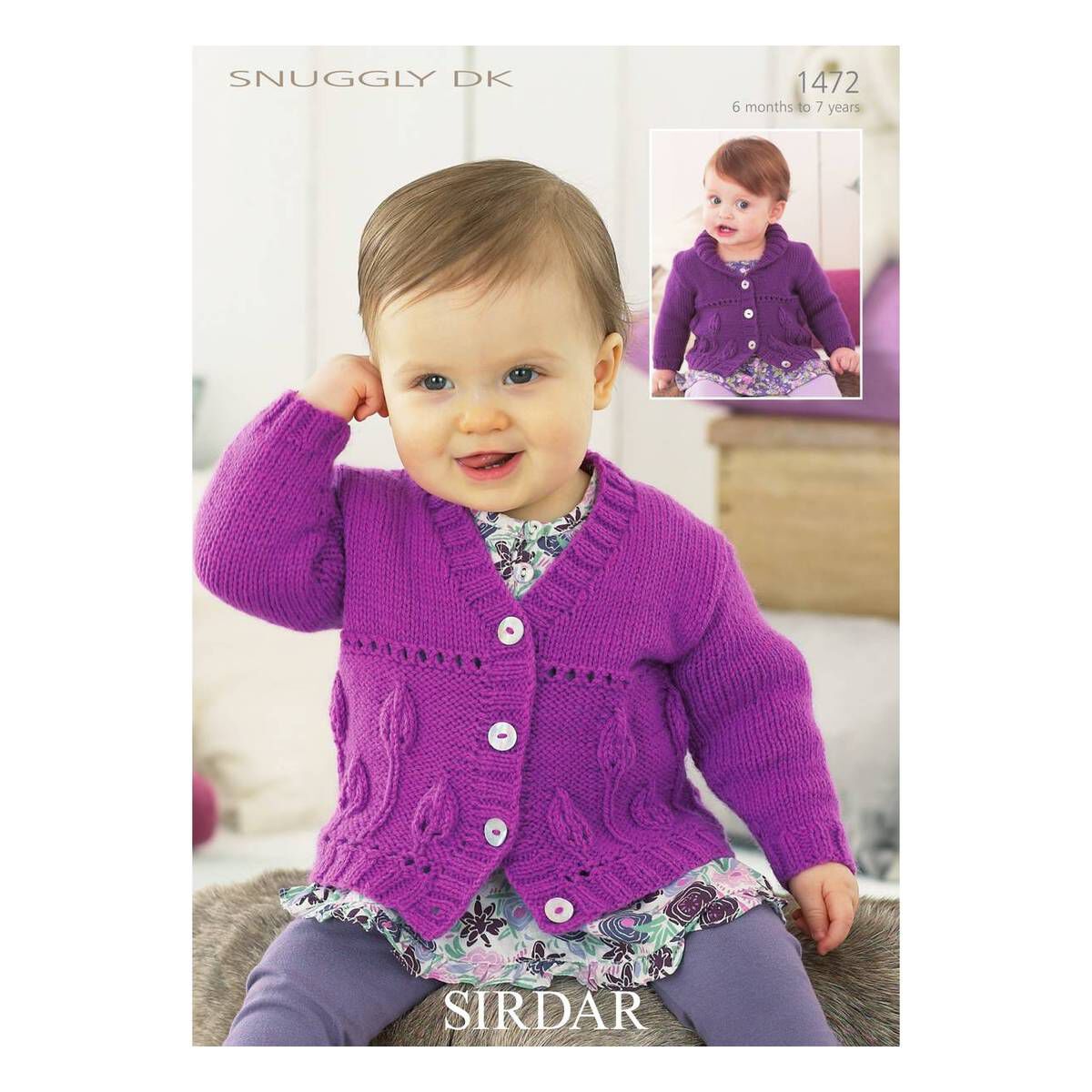 Sirdar Snuggly DK Cardigans Digital Pattern 1472 | Hobbycraft