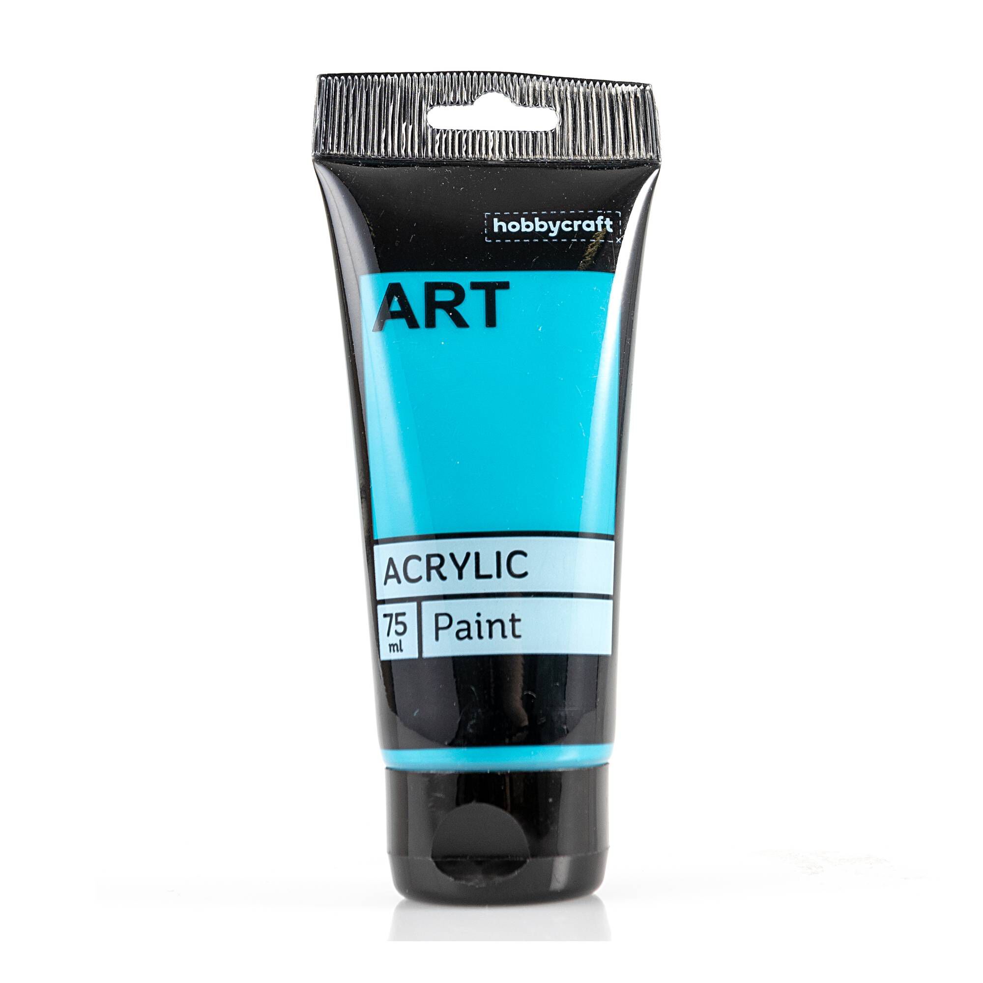 Turquoise Art Acrylic Paint 75ml | Hobbycraft