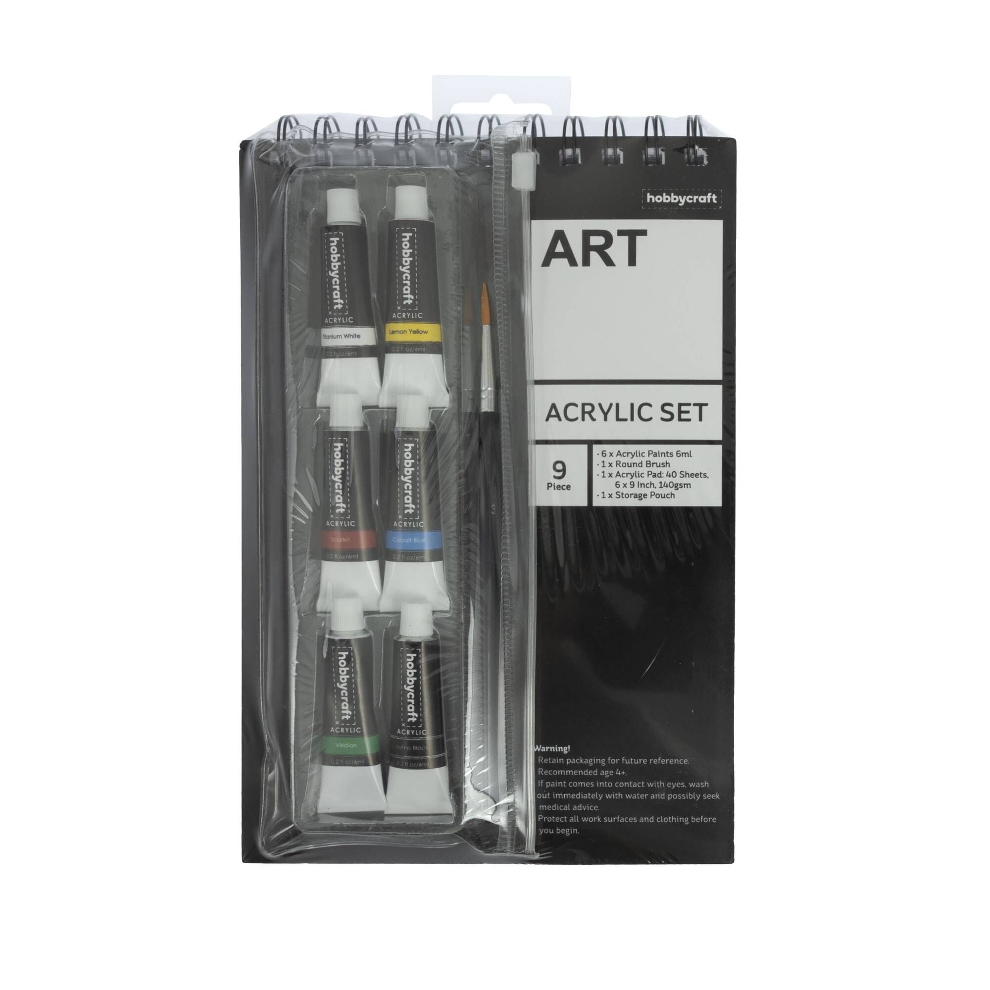 Acrylic Set 9 Pieces | Hobbycraft