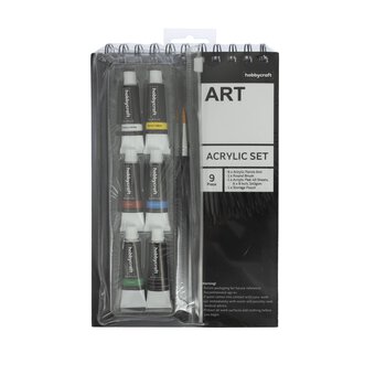 Acrylic Set 9 Pieces | Hobbycraft