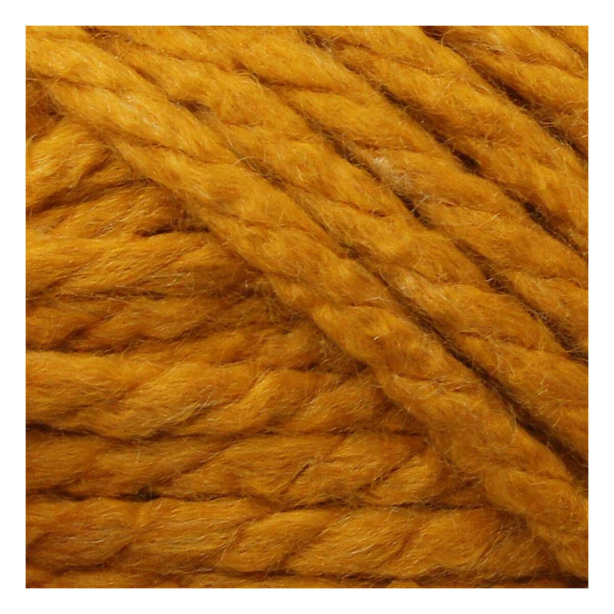 Knitcraft Mustard Hug It Out Yarn 200g | Hobbycraft