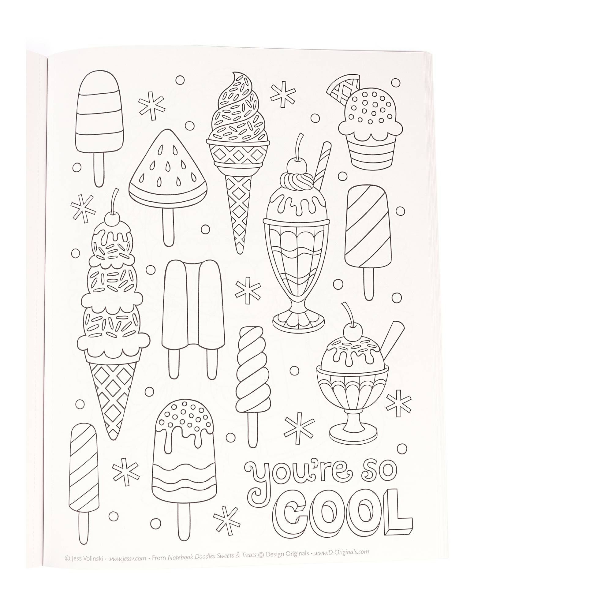 Notebook Doodles Sweets and Treats Colouring and Activity Book | Hobbycraft