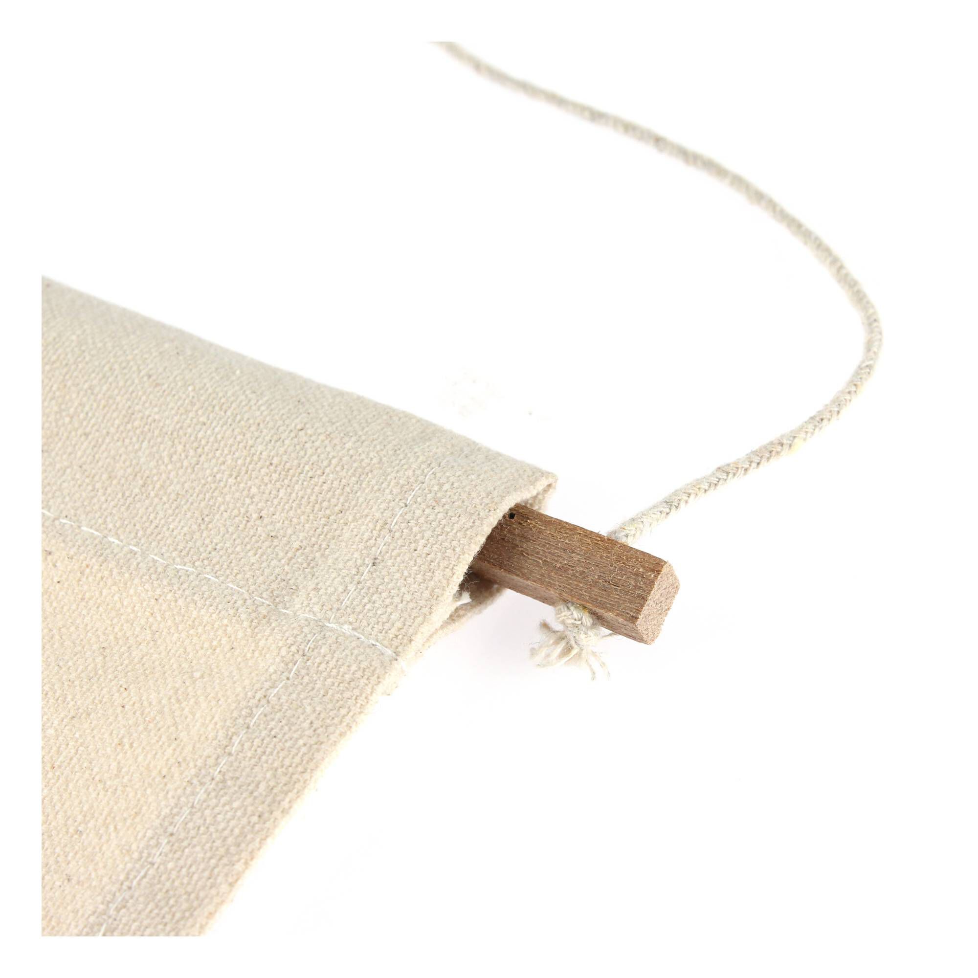 Natural Cotton Pointed Canvas Banner 30cm x 50cm | Hobbycraft