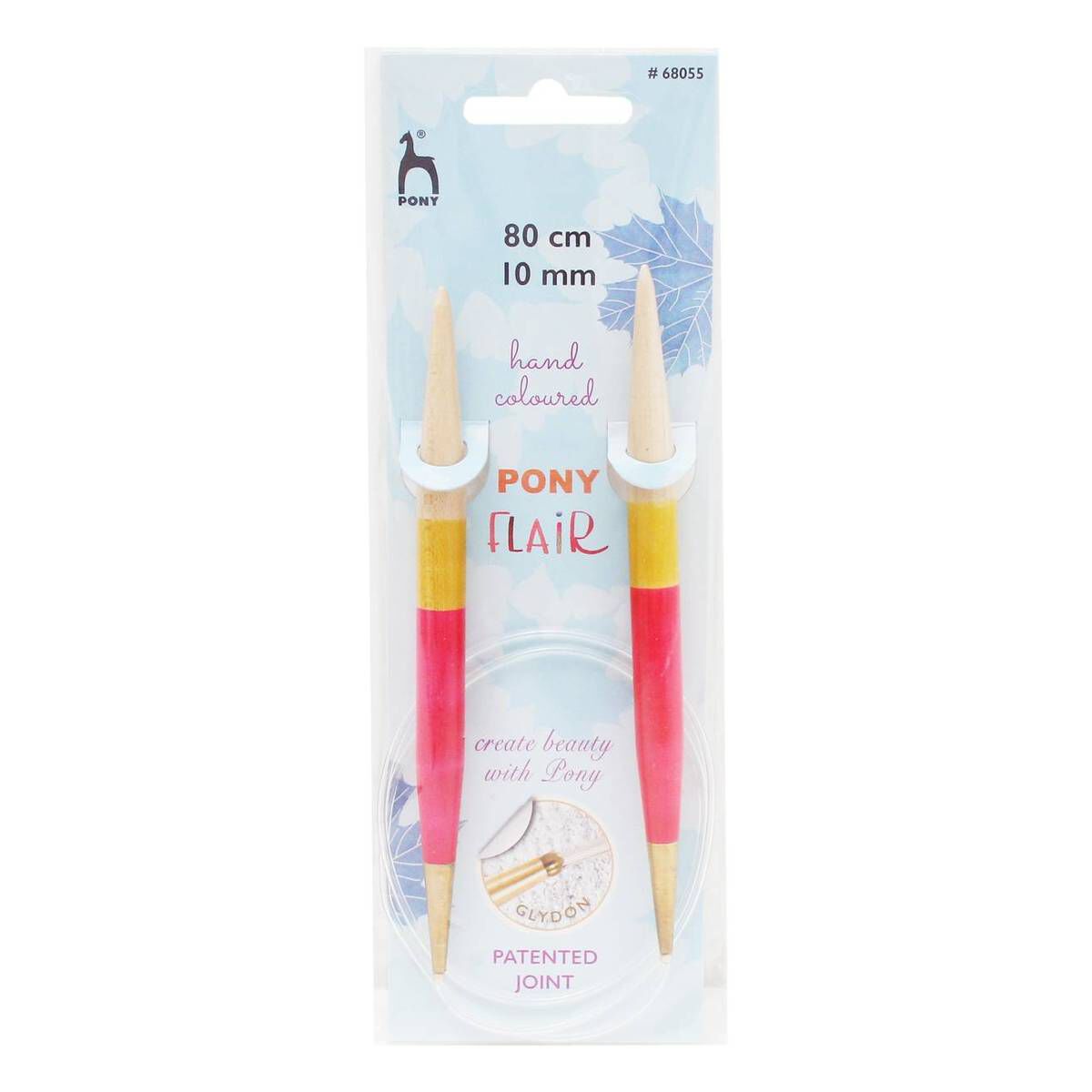 Pony Flair Circular Knitting Needles 80cm 10mm | Hobbycraft