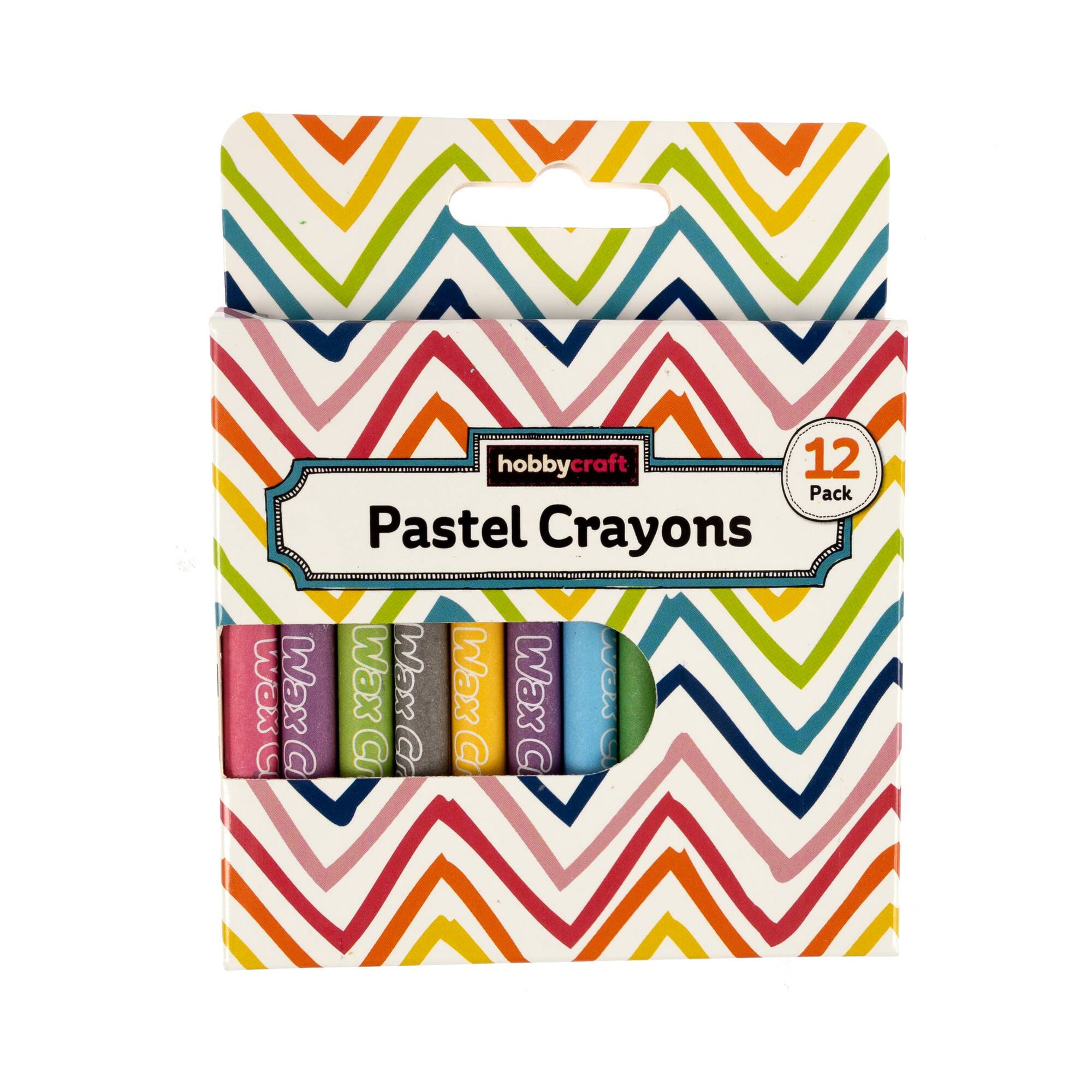 Pastel Wax Crayons 12 Pack | Hobbycraft