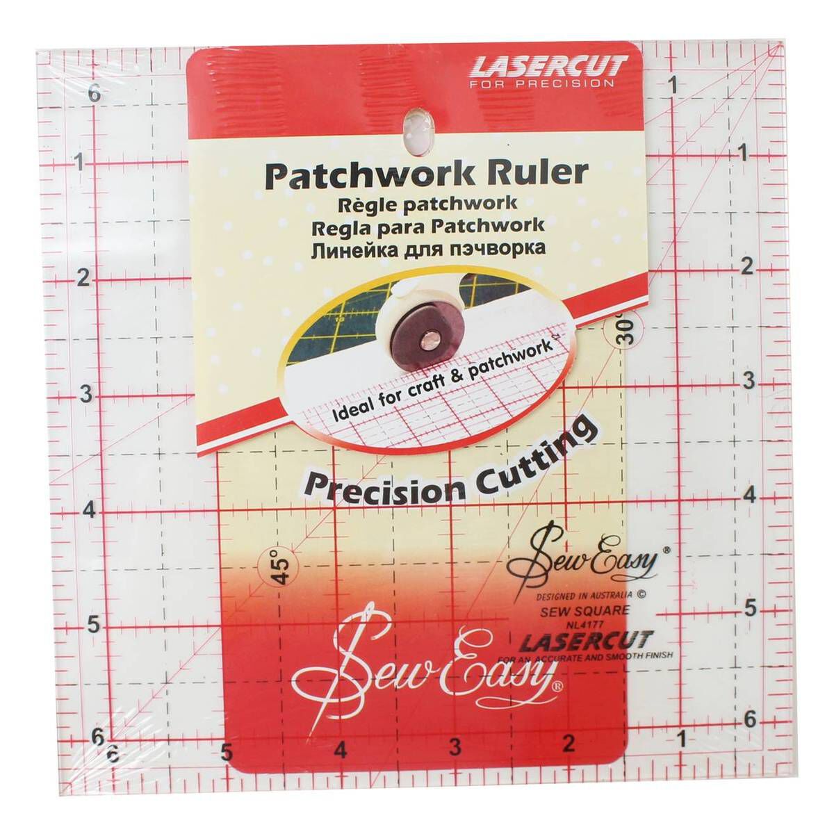 Sew Easy Square Patchwork Ruler | Hobbycraft