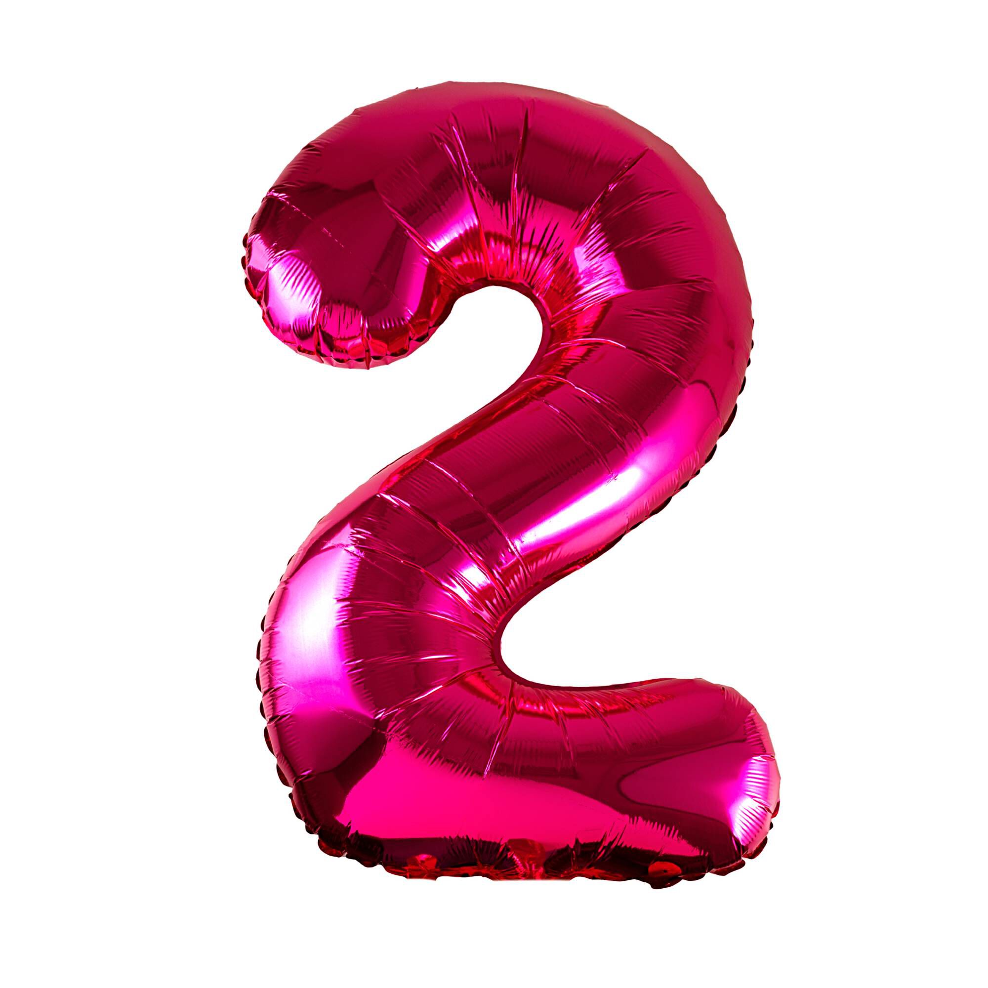 Extra Large Pink Foil Number 2 Balloon | Hobbycraft