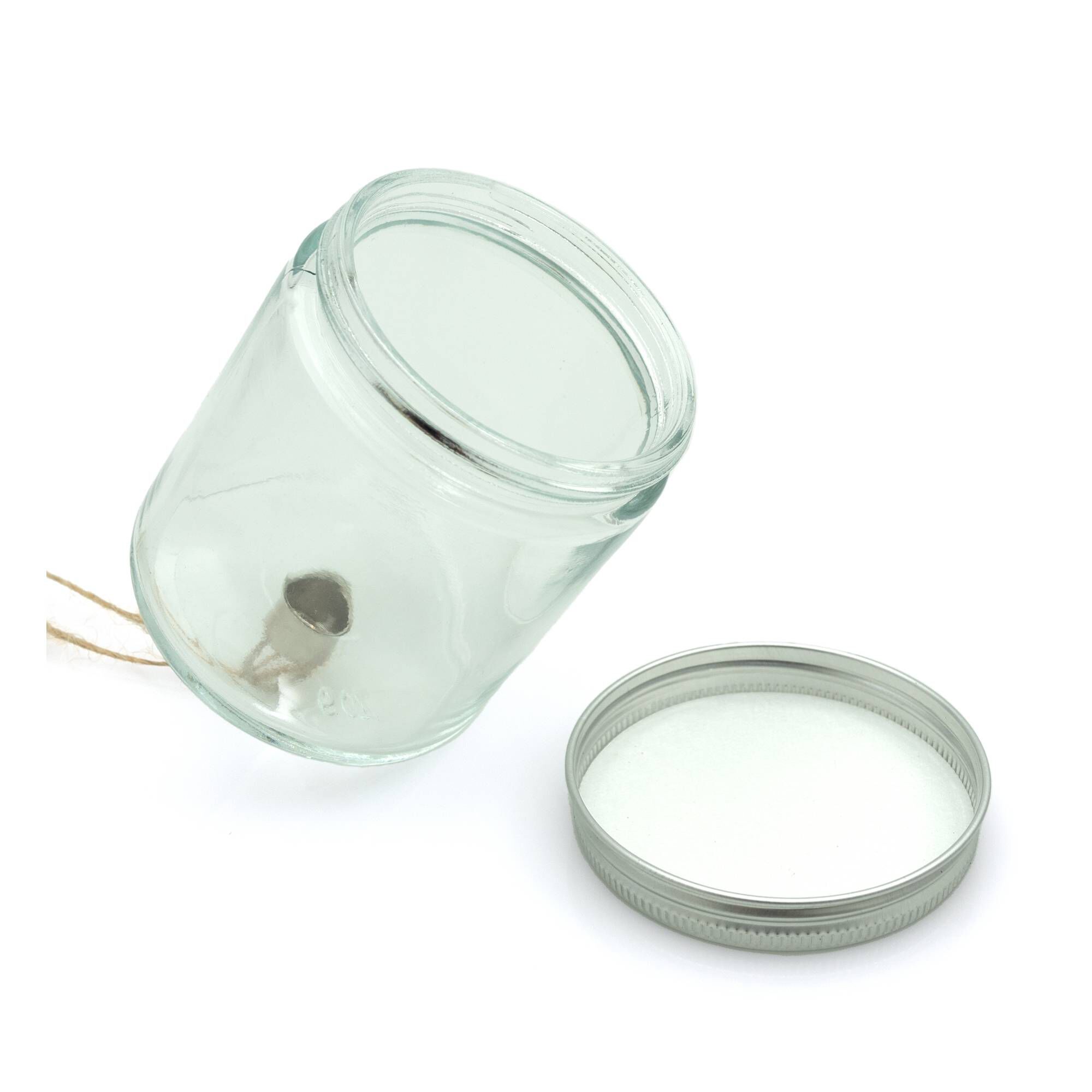 Fillable Glass Mason Jar Hanging Decoration | Hobbycraft