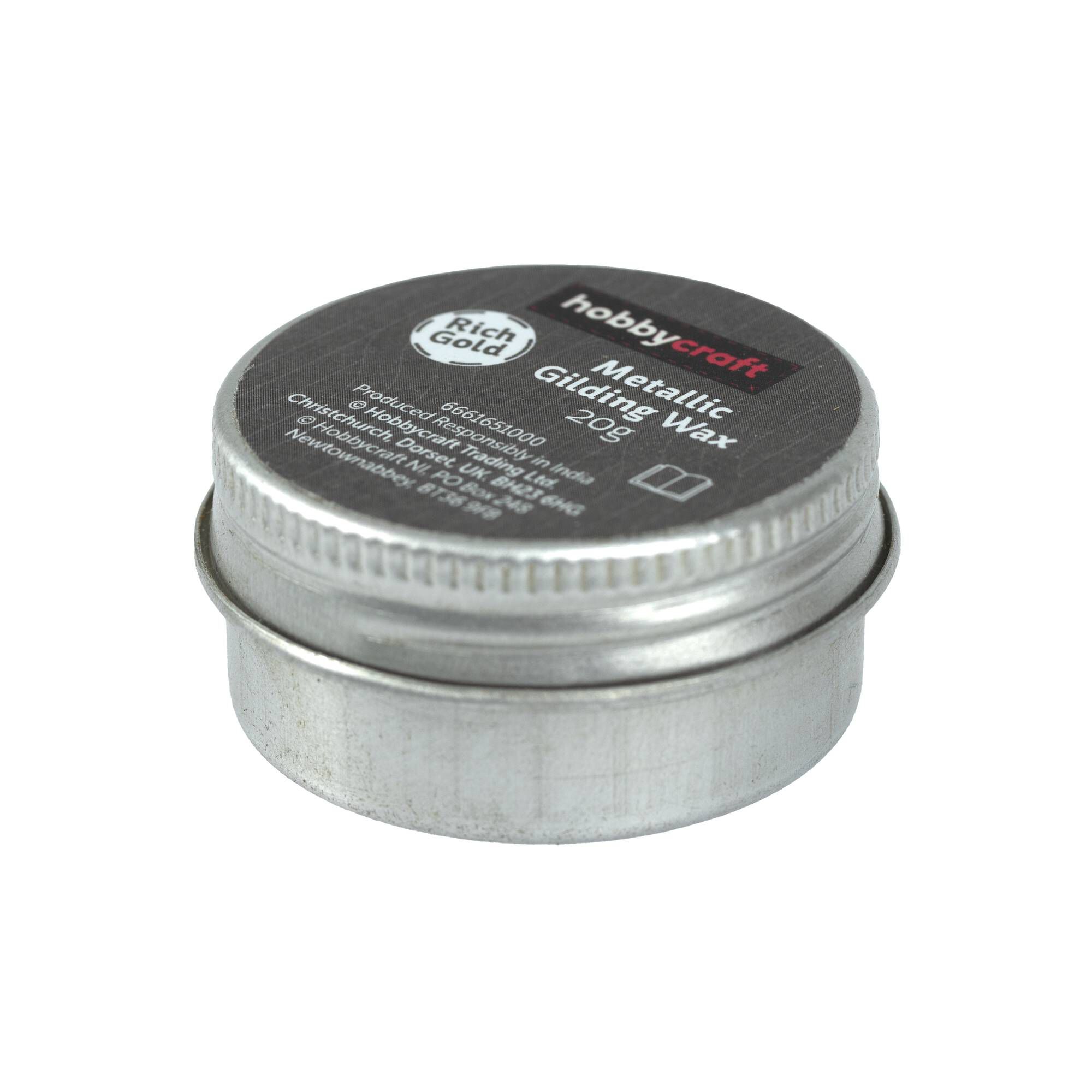 Rich Gold Metallic Gilding Wax 20ml | Hobbycraft