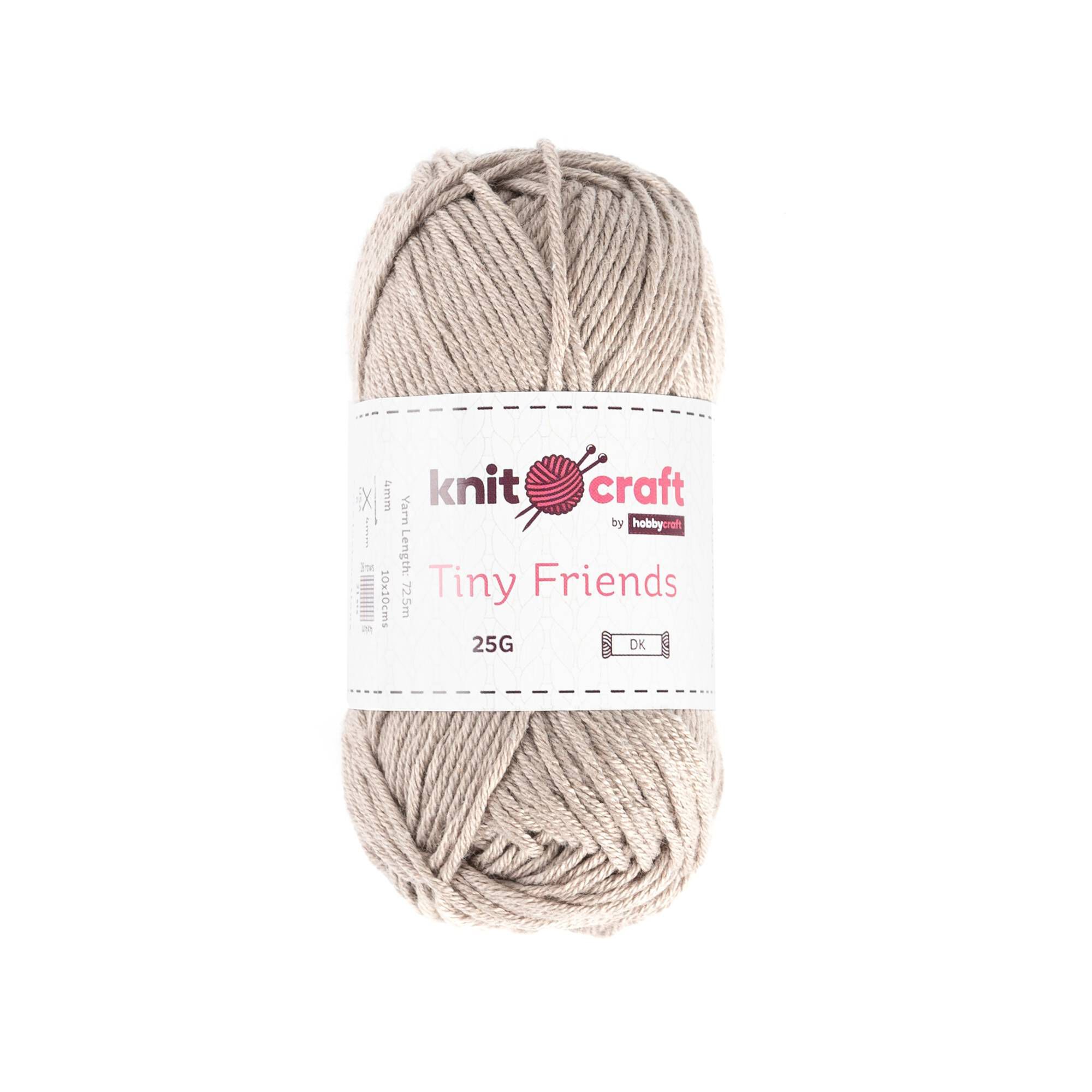 Knitcraft Mink Tiny Friends Yarn 25g | Hobbycraft