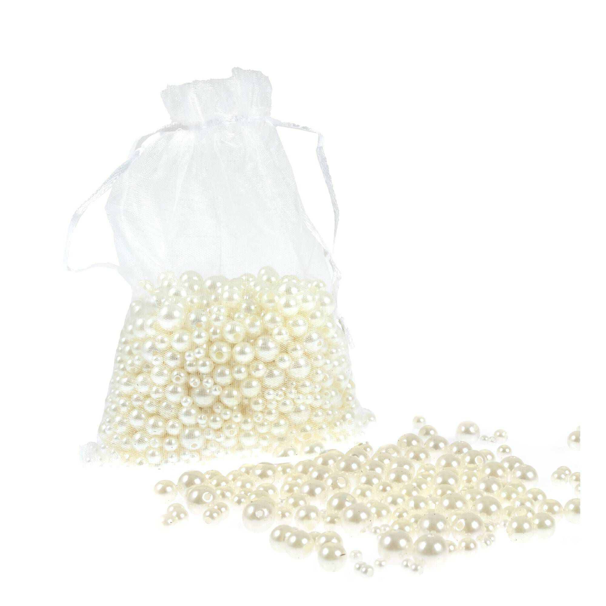 Cream Decorative Pearls 216g | Hobbycraft