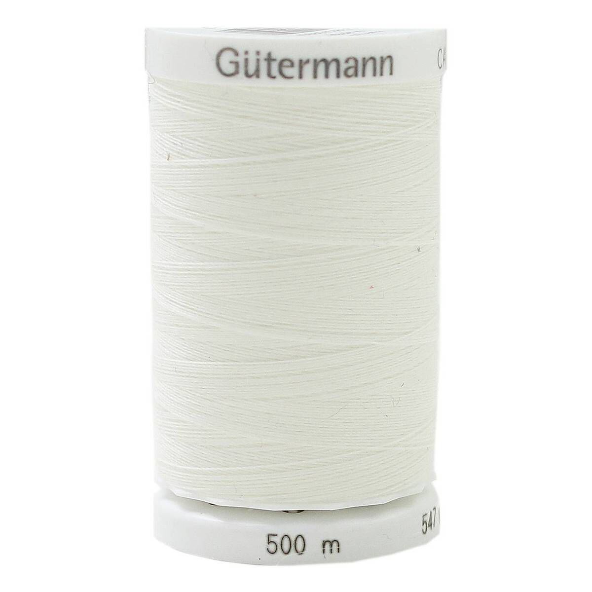 Gutermann White Sew All Thread 500m (111) | Hobbycraft