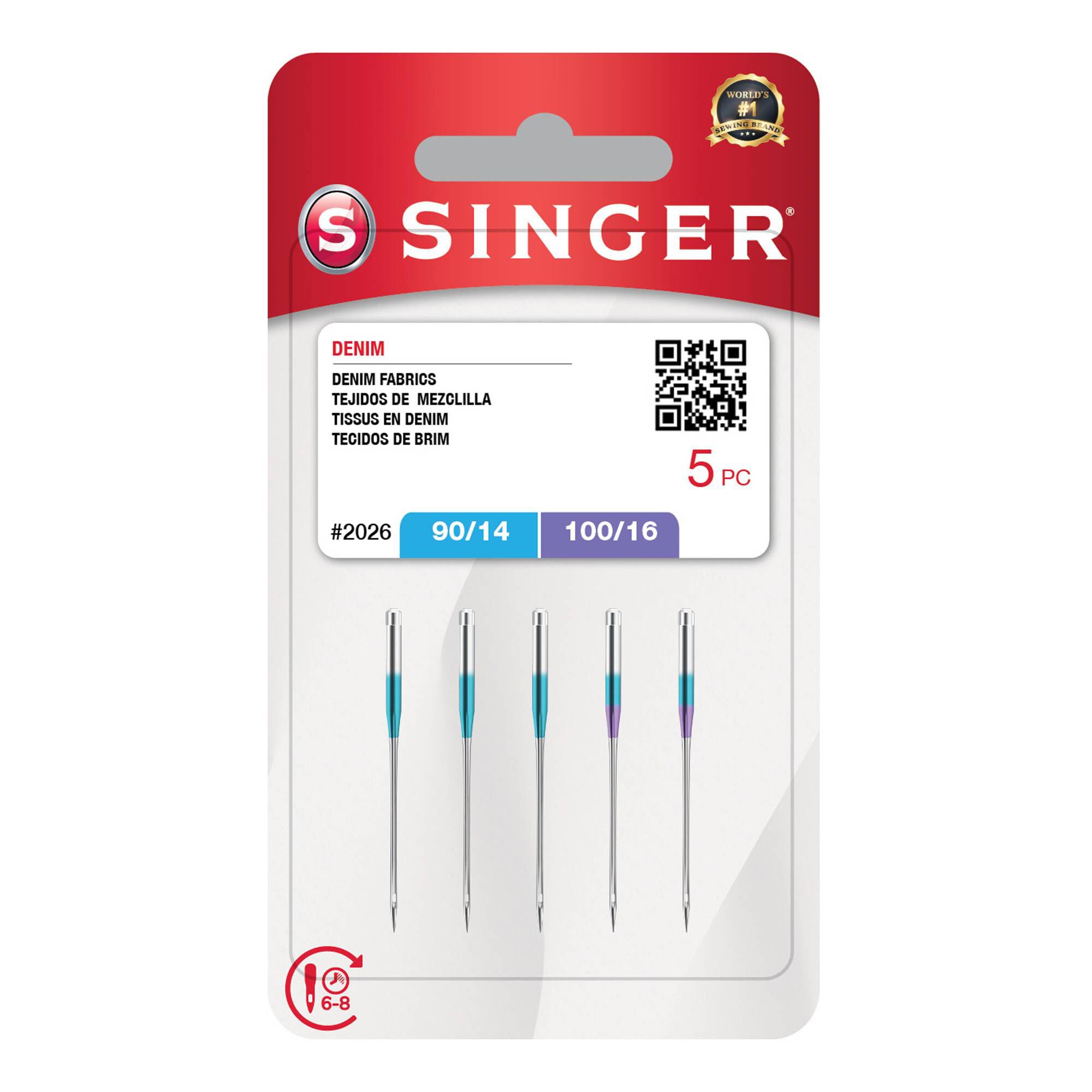 Singer Jeans Machine Needles 5 Pack | Hobbycraft