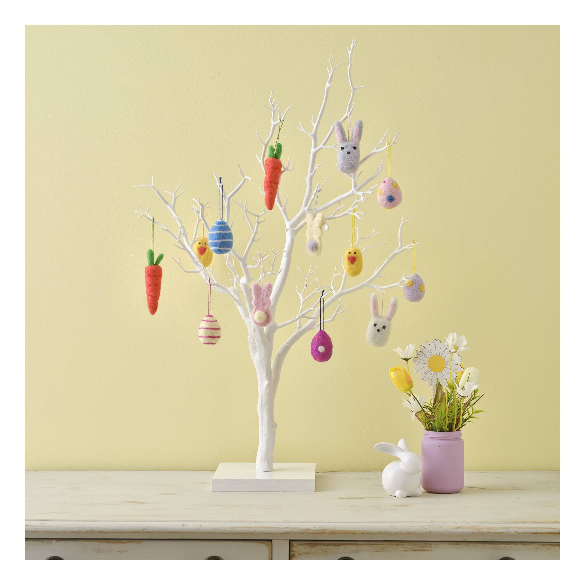 Decorative White Twig Tree 76cm | Hobbycraft