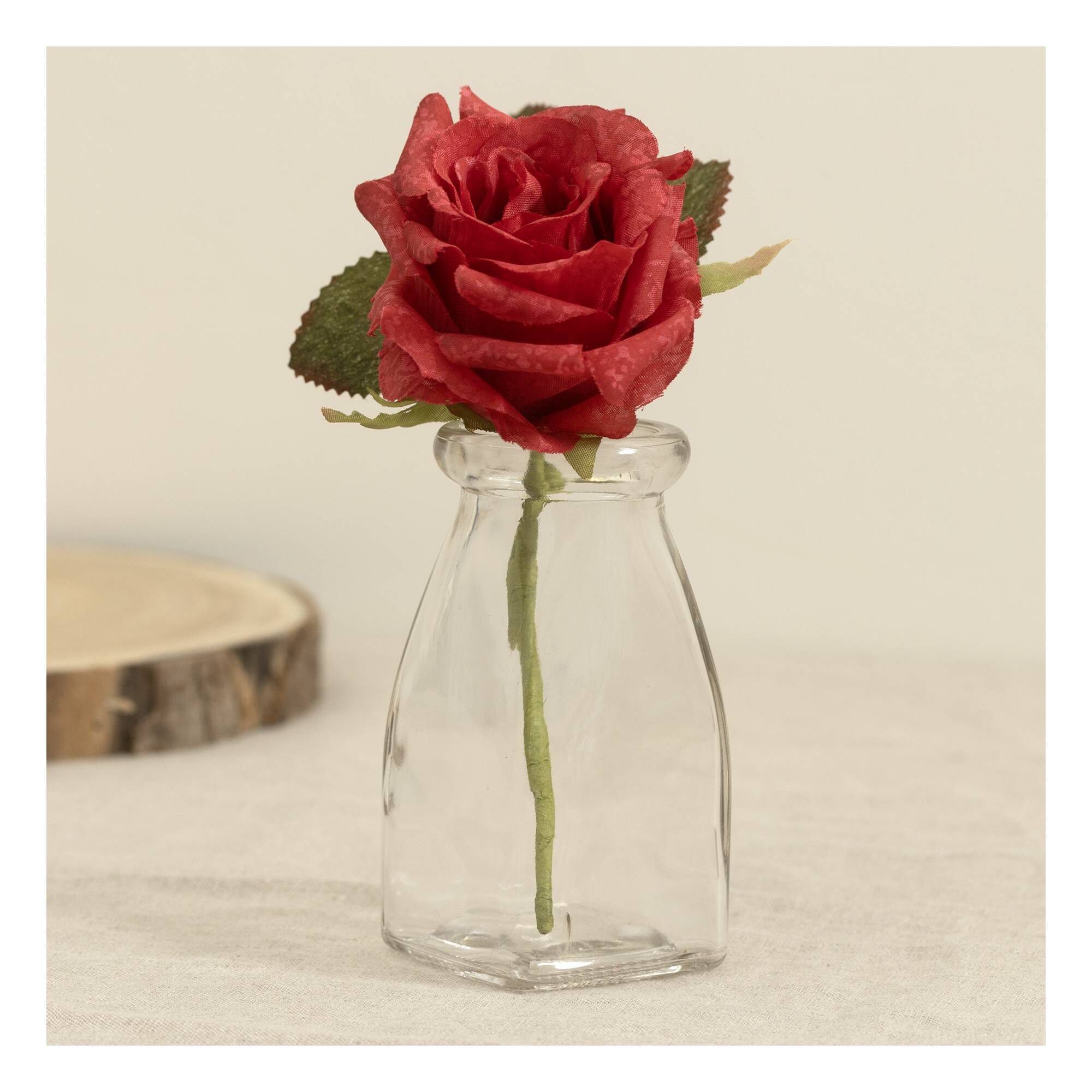 Single Red Rose Pick 20cm | Hobbycraft
