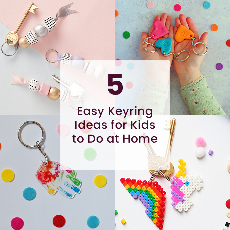 5 Easy Keyring Ideas for Kids to Do at Home | Hobbycraft