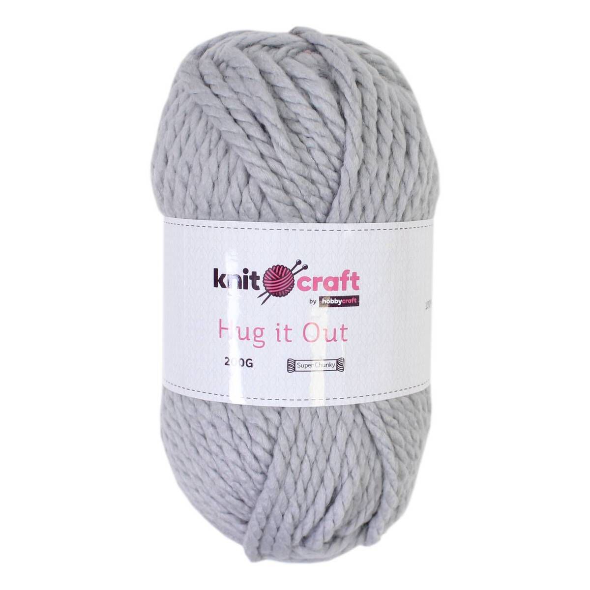 Knitcraft Steel Hug It Out Yarn 200g | Hobbycraft