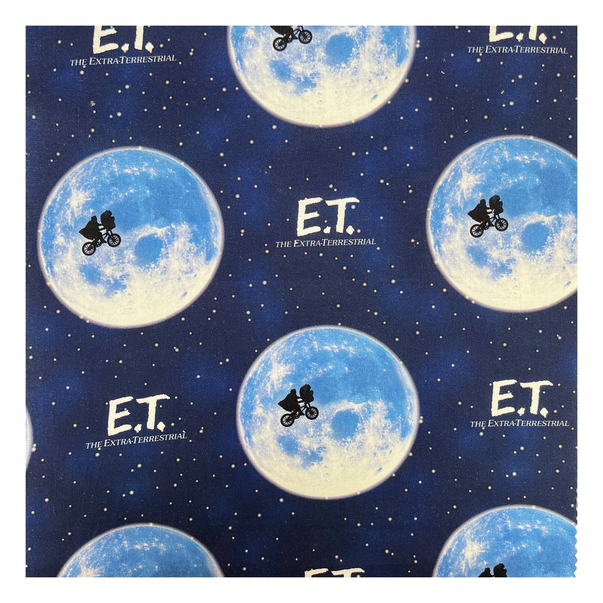 ET Large Moon Cotton Fabric by the Metre | Hobbycraft
