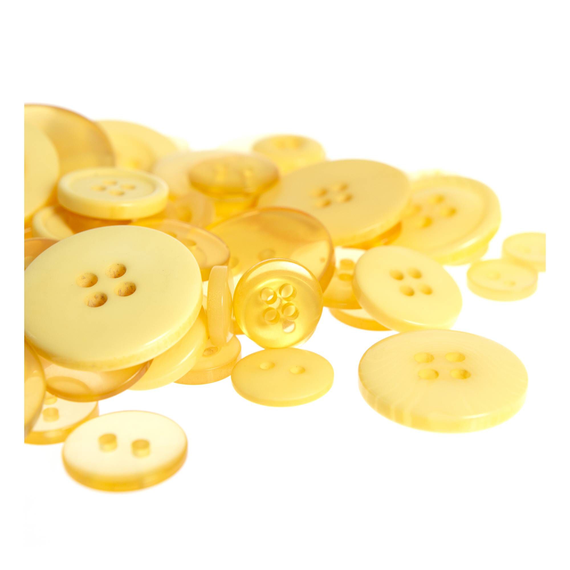 Yellow Buttons Pack 50g | Hobbycraft