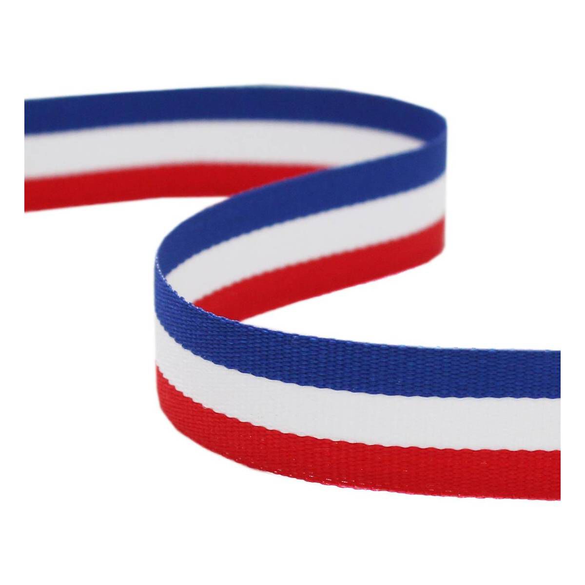 Tri Colour Grosgrain Ribbon 15mm x 5m | Hobbycraft