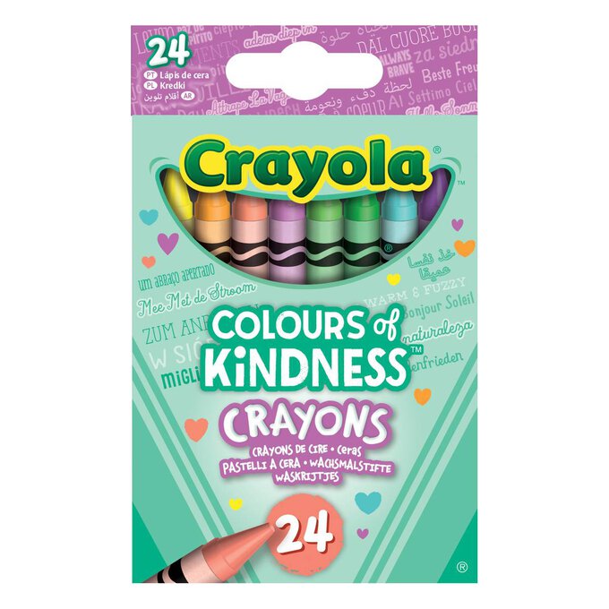 Crayola Colours of Kindness Crayons 24 Pack | Hobbycraft