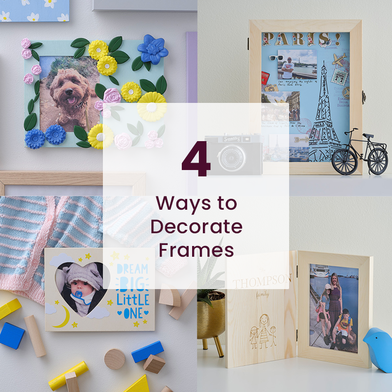 4 Ways to Decorate Frames | Hobbycraft