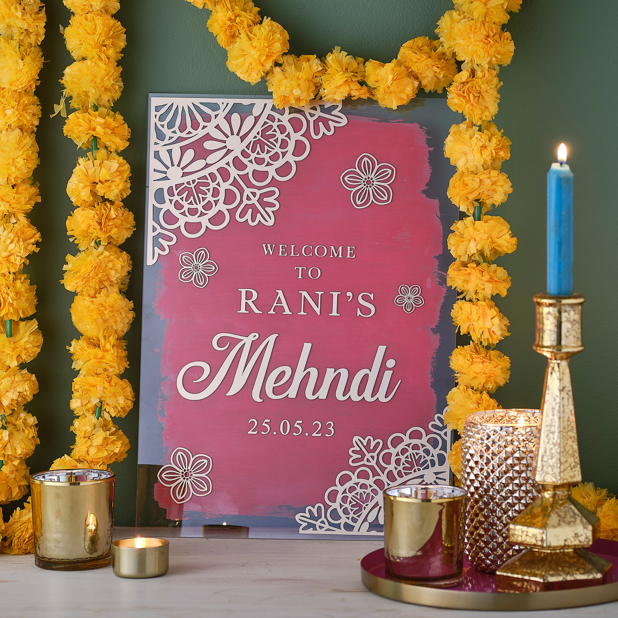Cricut: How to Make a Mehndi Party Welcome Sign | Hobbycraft