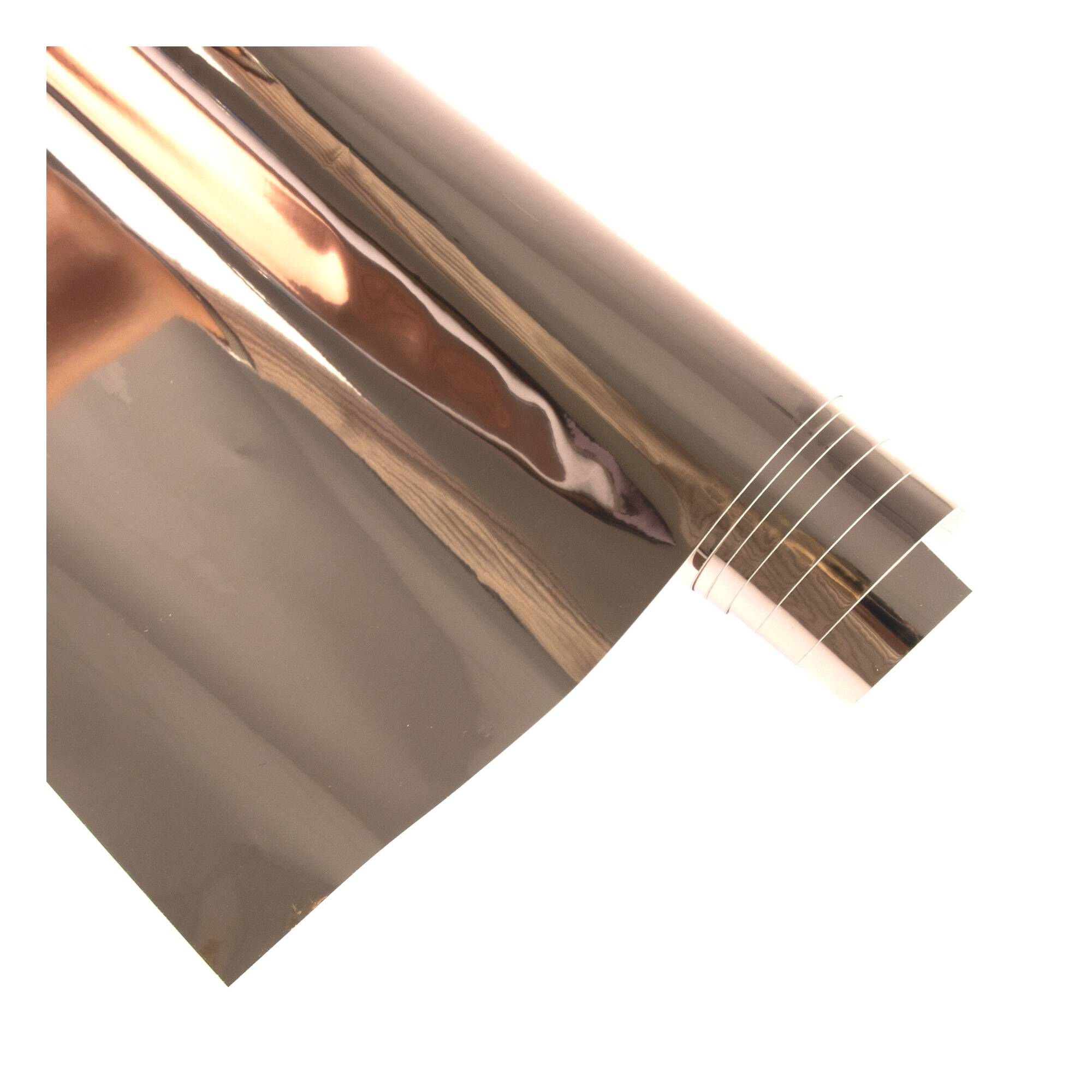 Metallic Rose Gold Glossy Permanent Vinyl 12 x 48 Inches | Hobbycraft