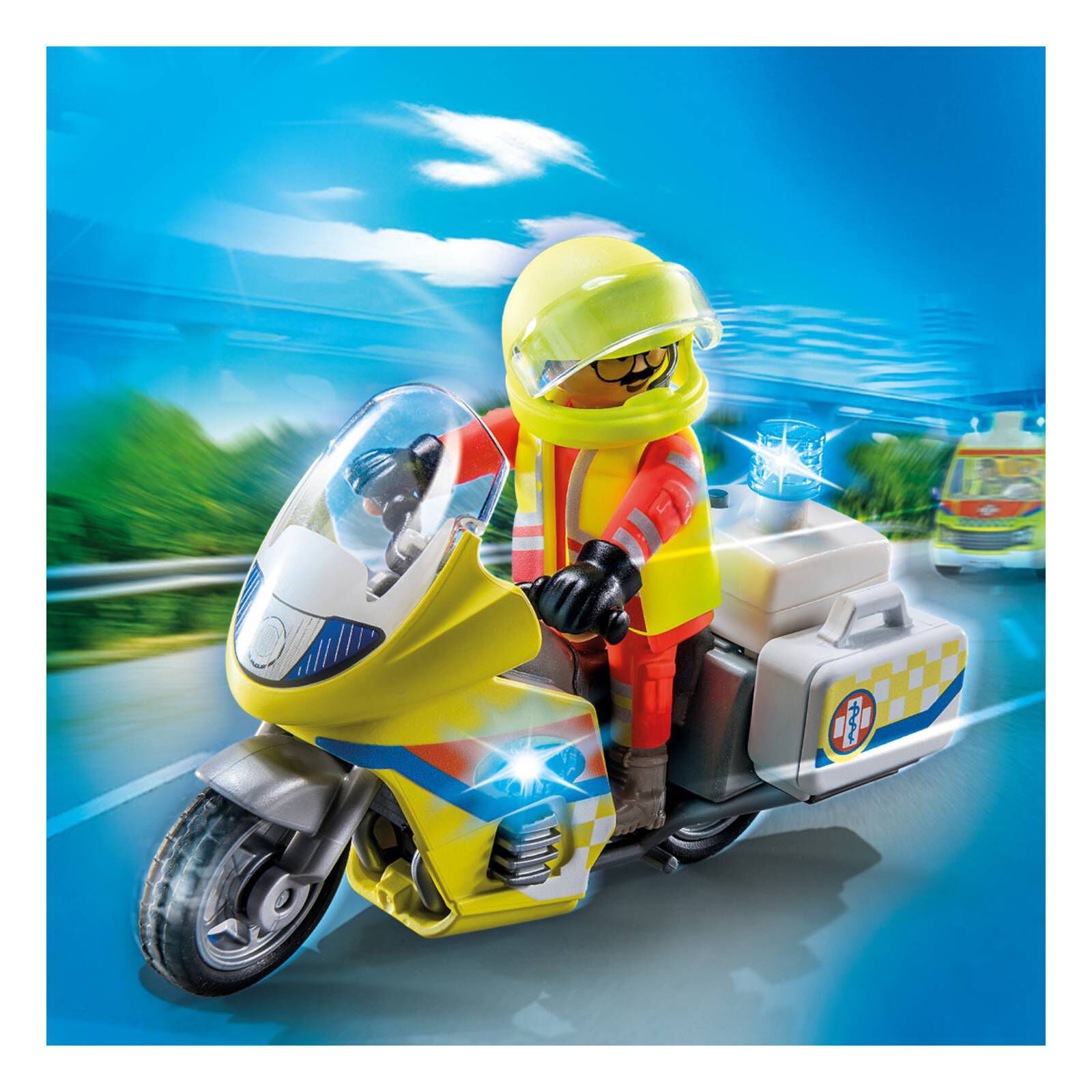 Playmobil City Life Emergency Motorcycle | Hobbycraft