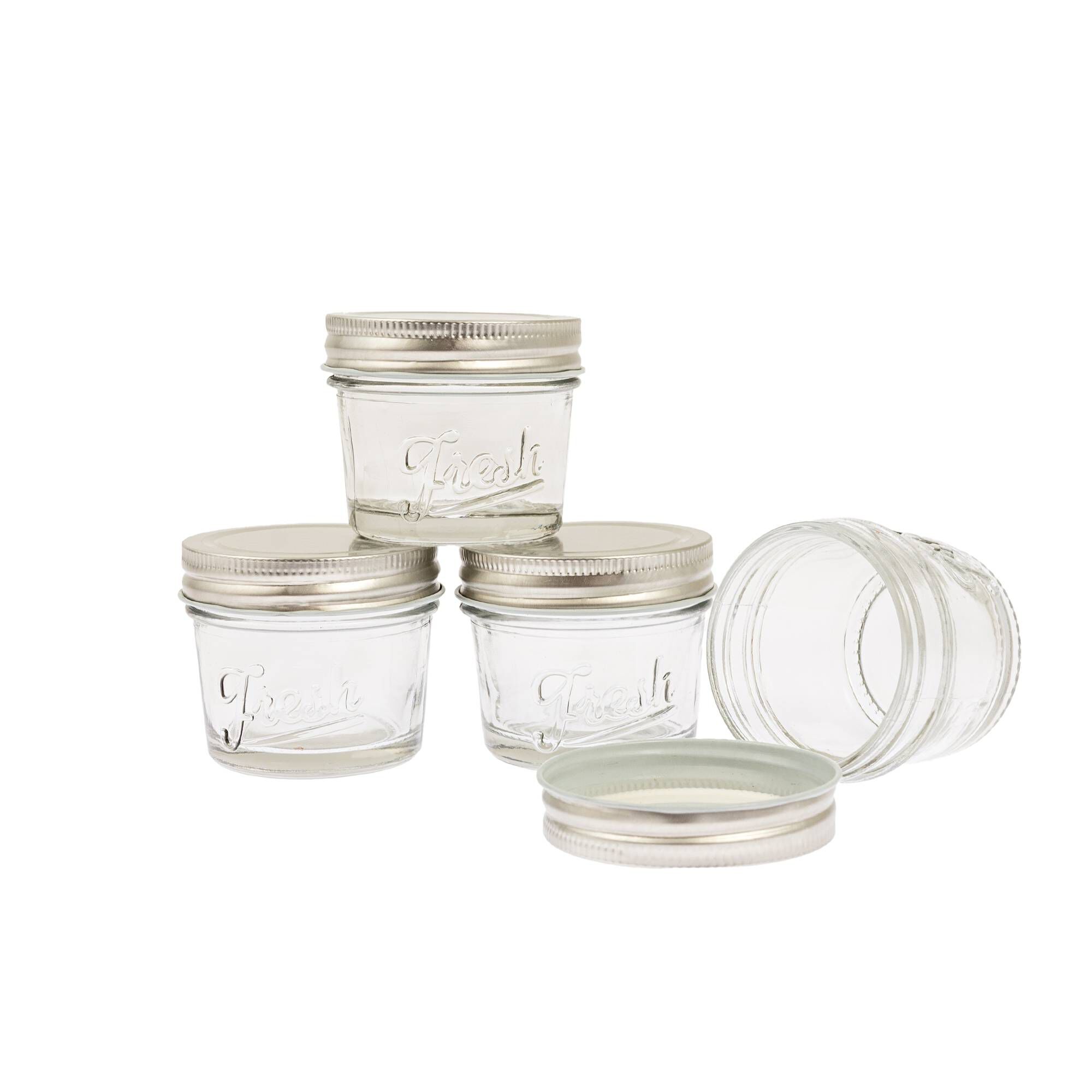 Preserving Glass Jar 113ml 4 Pack | Hobbycraft