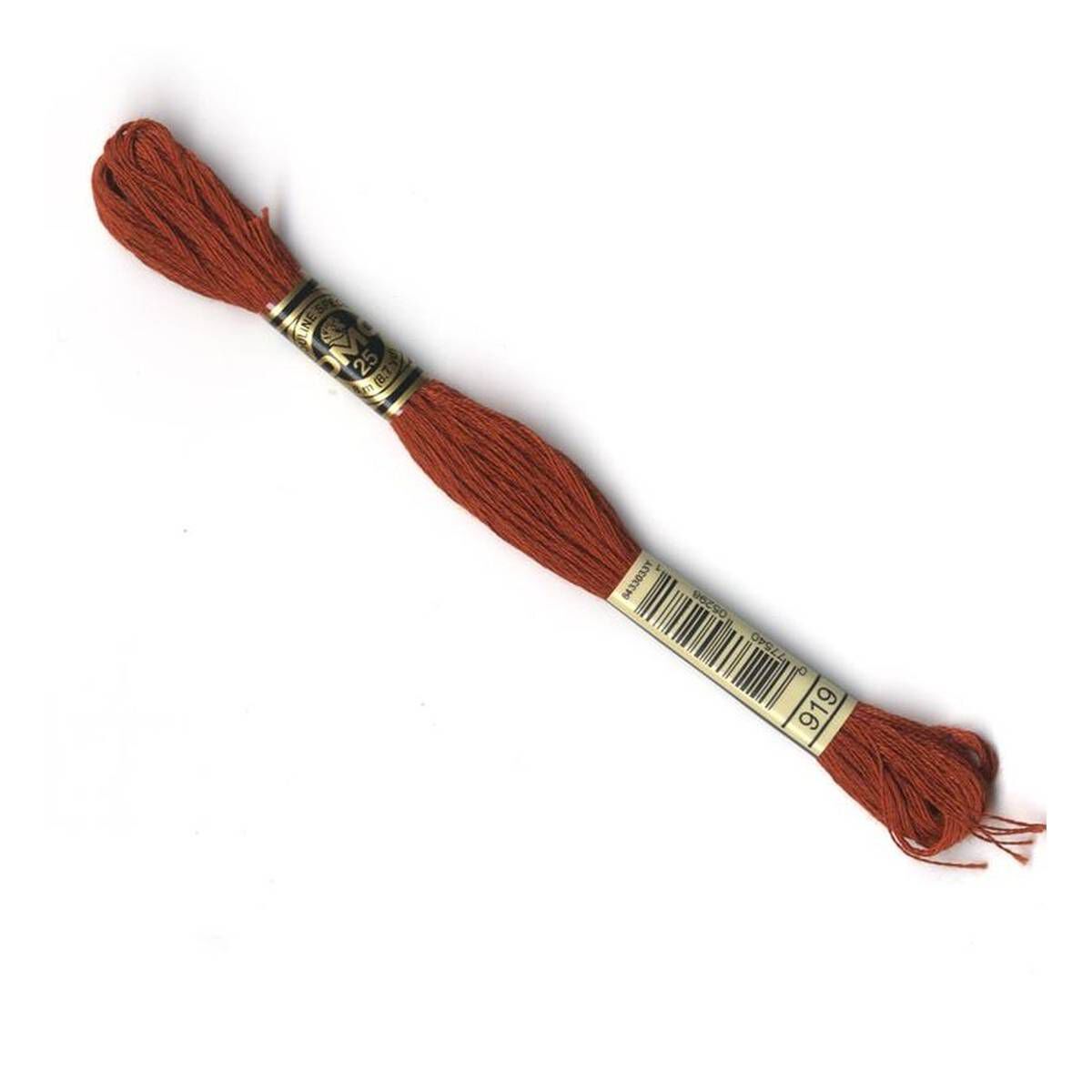 DMC Red Mouline Special 25 Cotton Thread 8m (919) | Hobbycraft