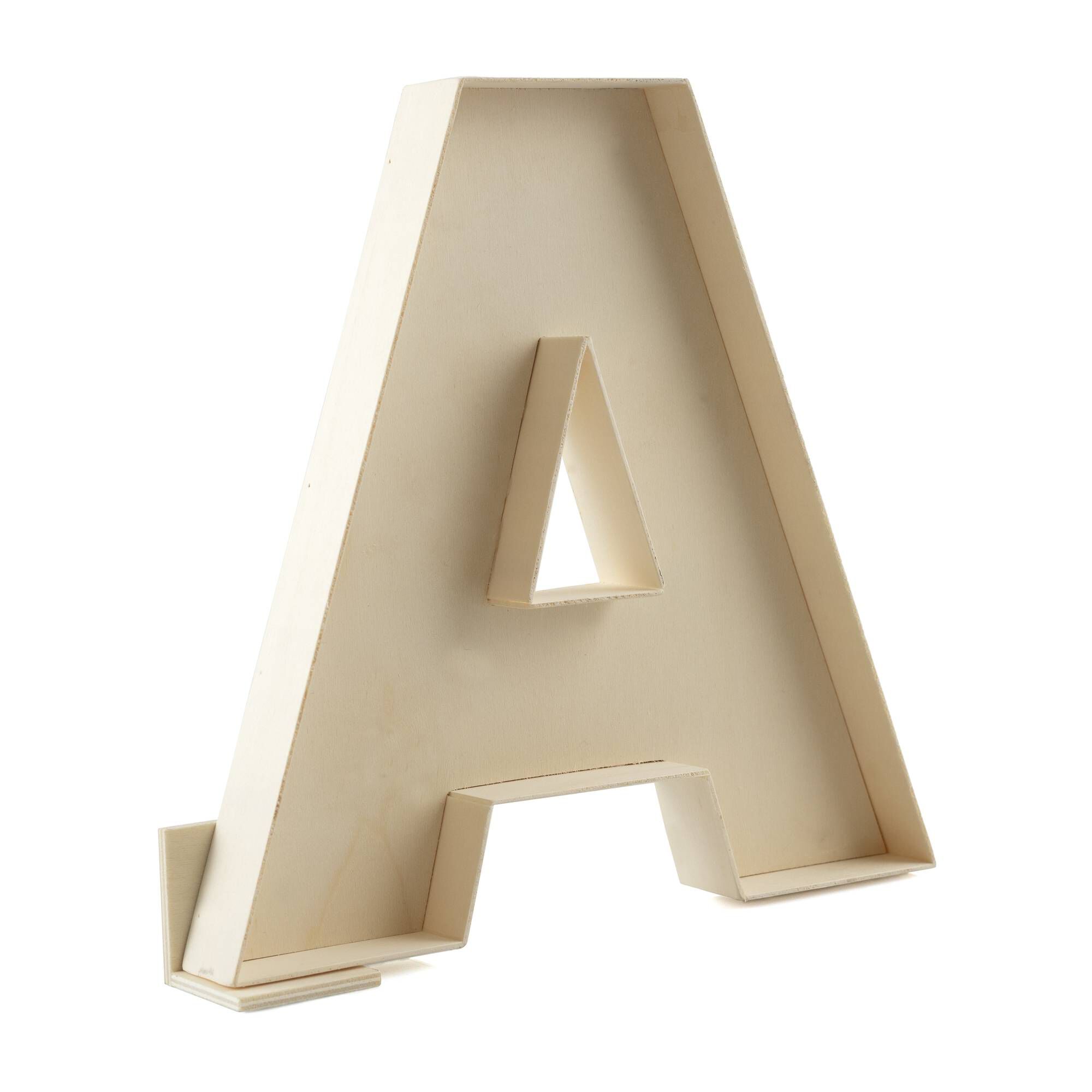 Wooden Fillable Letter Stand 4.5cm | Hobbycraft