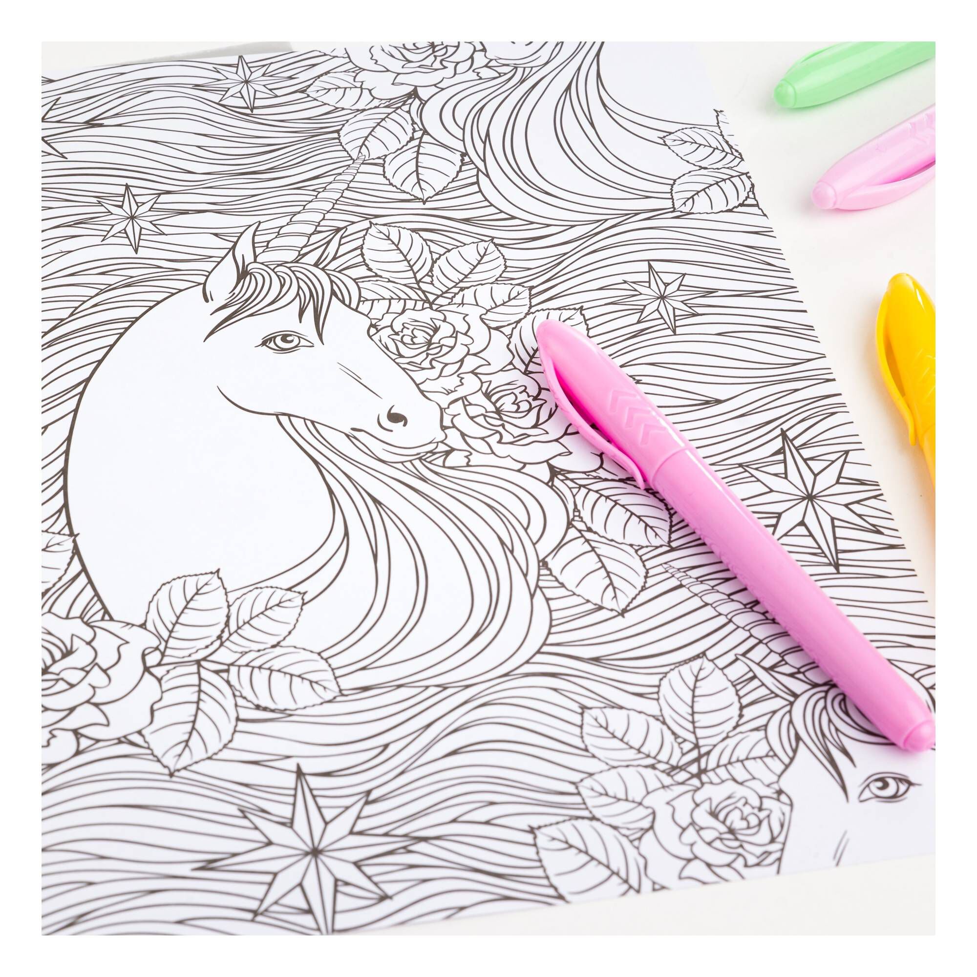 Kaleidoscope Unicorn Kingdom Colouring Kit | Hobbycraft