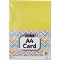 Yellow Card A4 10 Pack | Hobbycraft