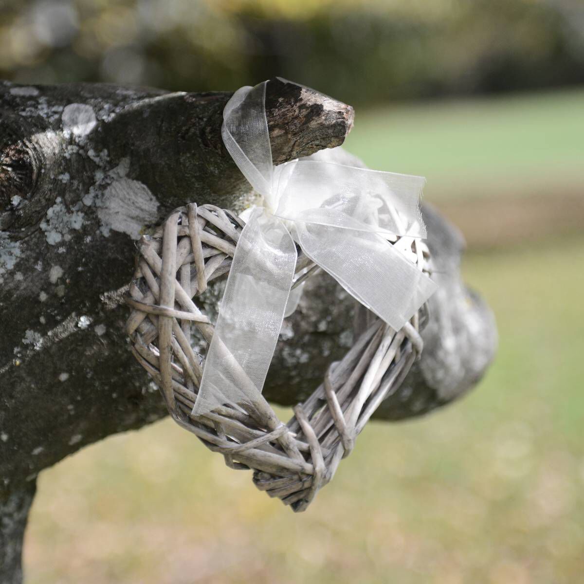 Wicker Heart Wreath 15cm x 15cm | Hobbycraft