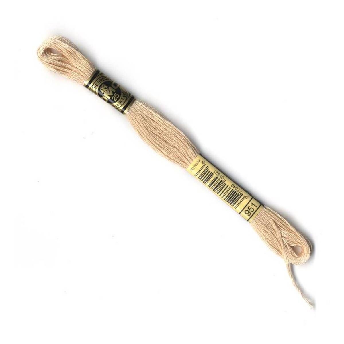 DMC Cream Mouline Special 25 Cotton Thread 8m (951) | Hobbycraft