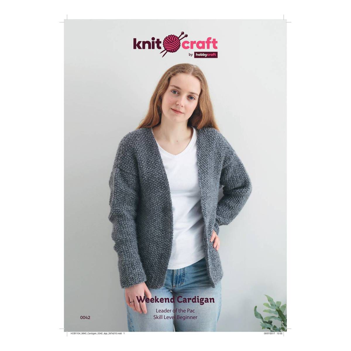 Knitcraft Alpaca Weekend Cardigan Pattern 0042 | Hobbycraft