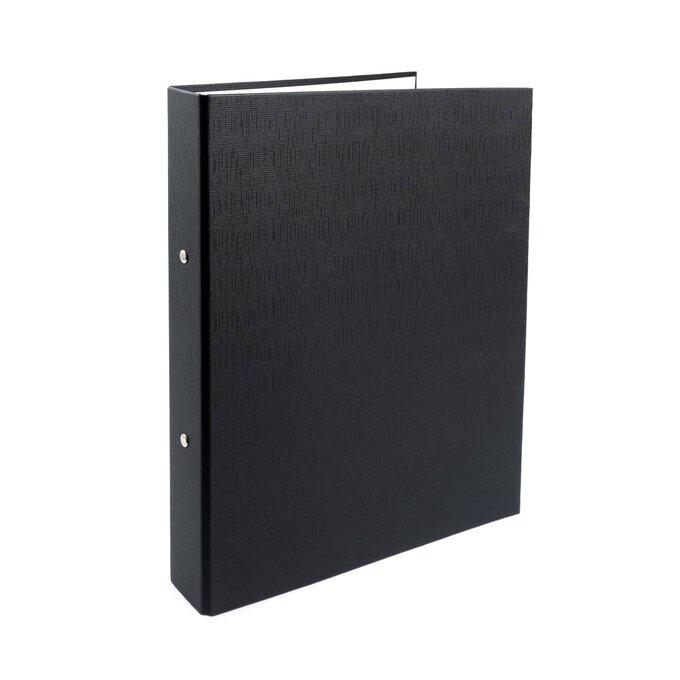 Black A4 Ring Binder Folder | Hobbycraft