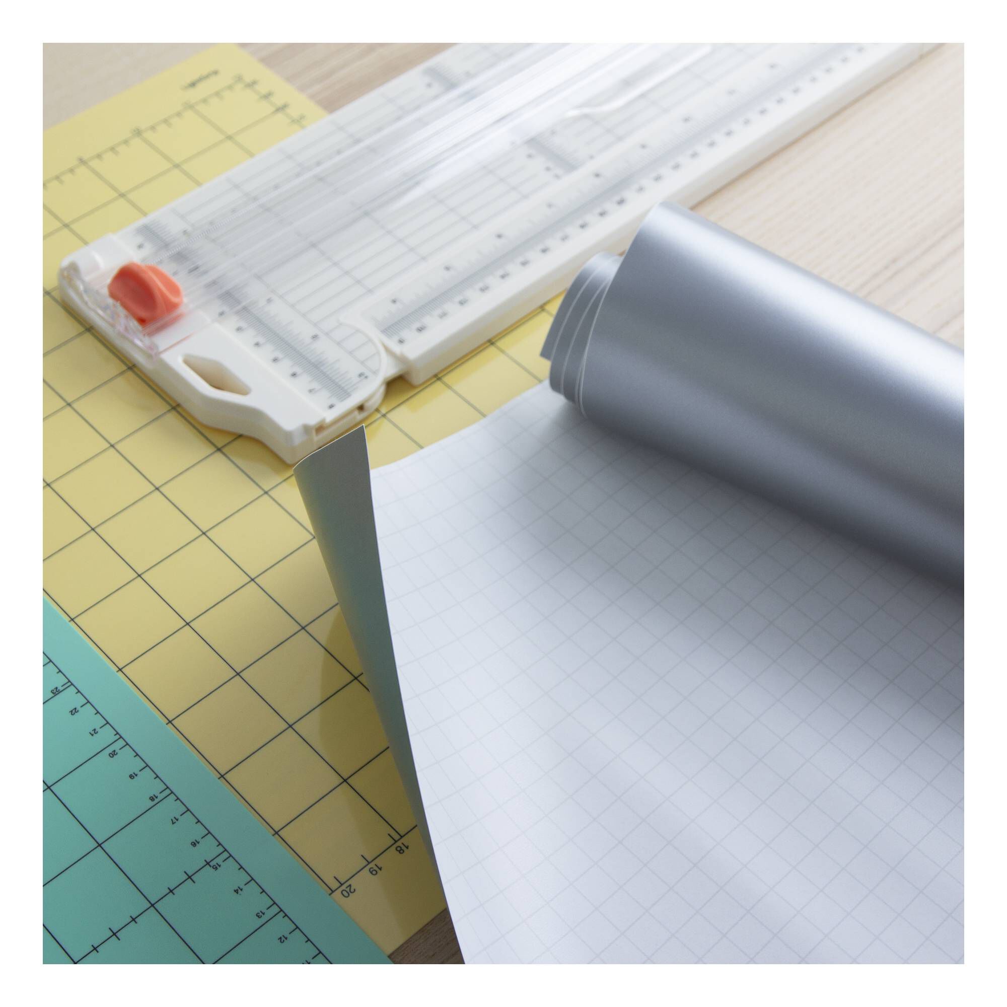 Silver Glossy Permanent Vinyl 12 x 48 Inches | Hobbycraft