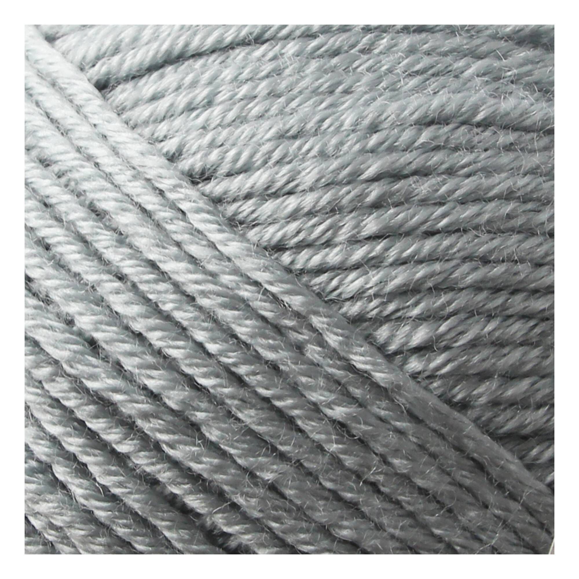 Women's Institute Grey Soft and Silky 4 Ply Yarn 100g | Hobbycraft