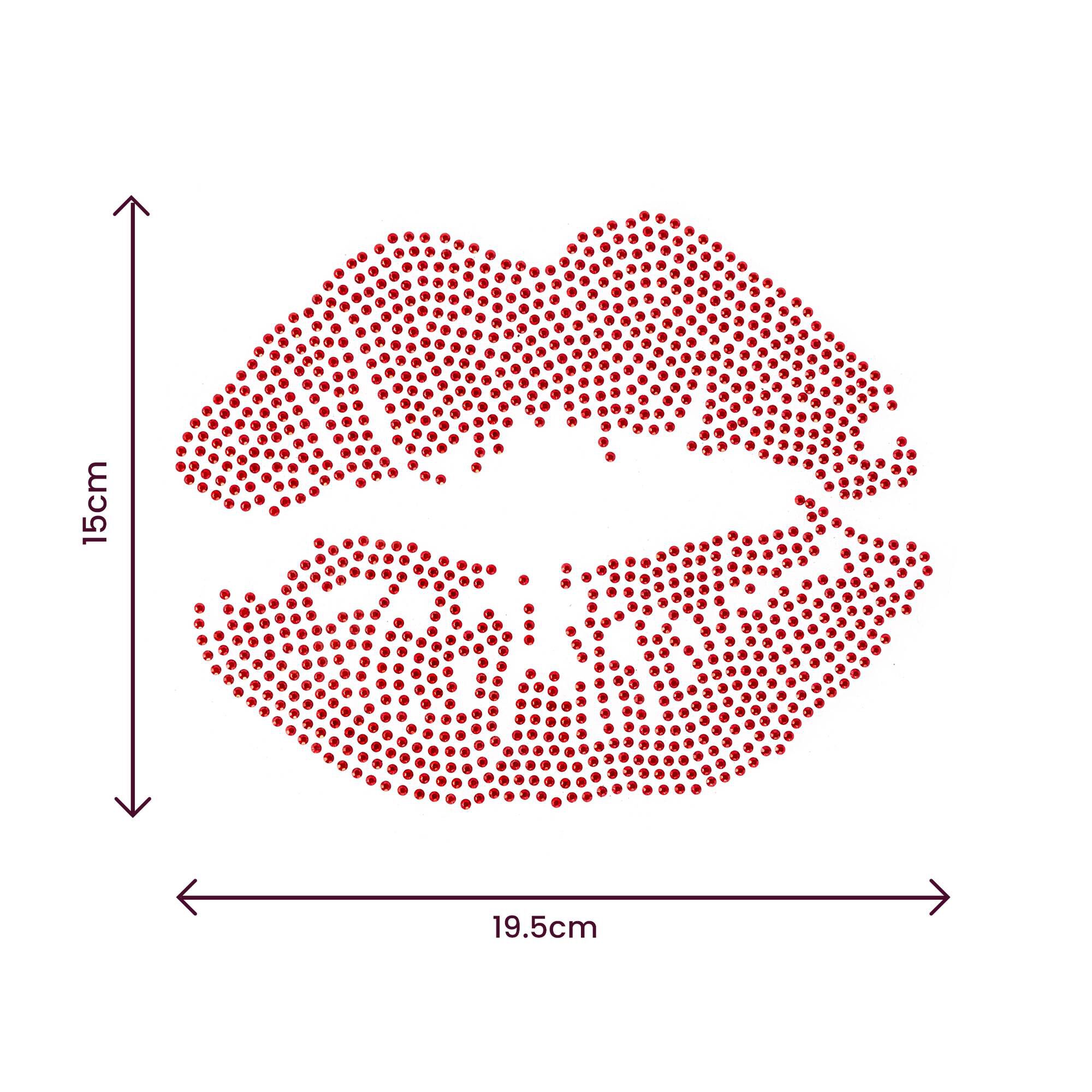 Lips Iron-On Gems | Hobbycraft