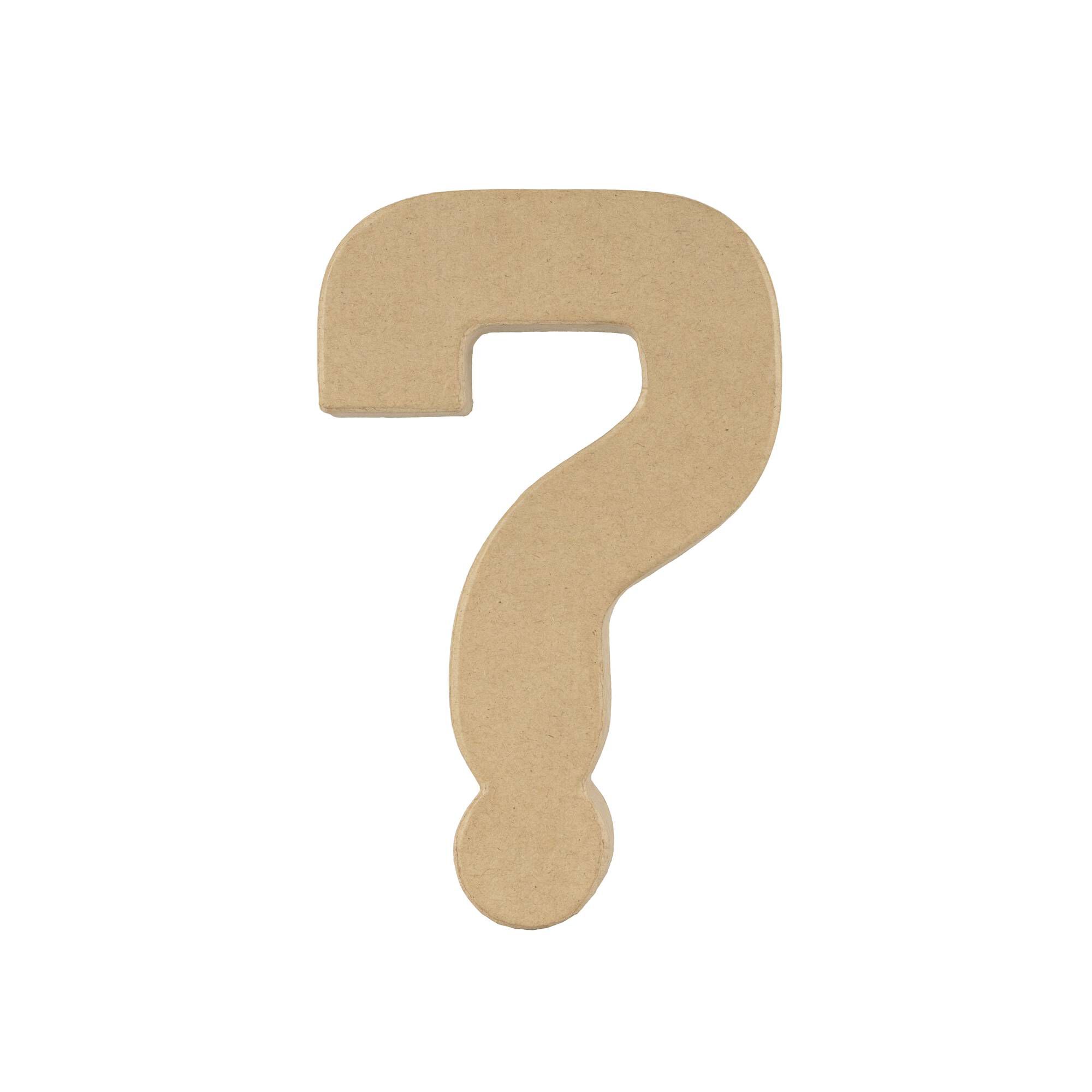 Mache Question Mark 20cm | Hobbycraft