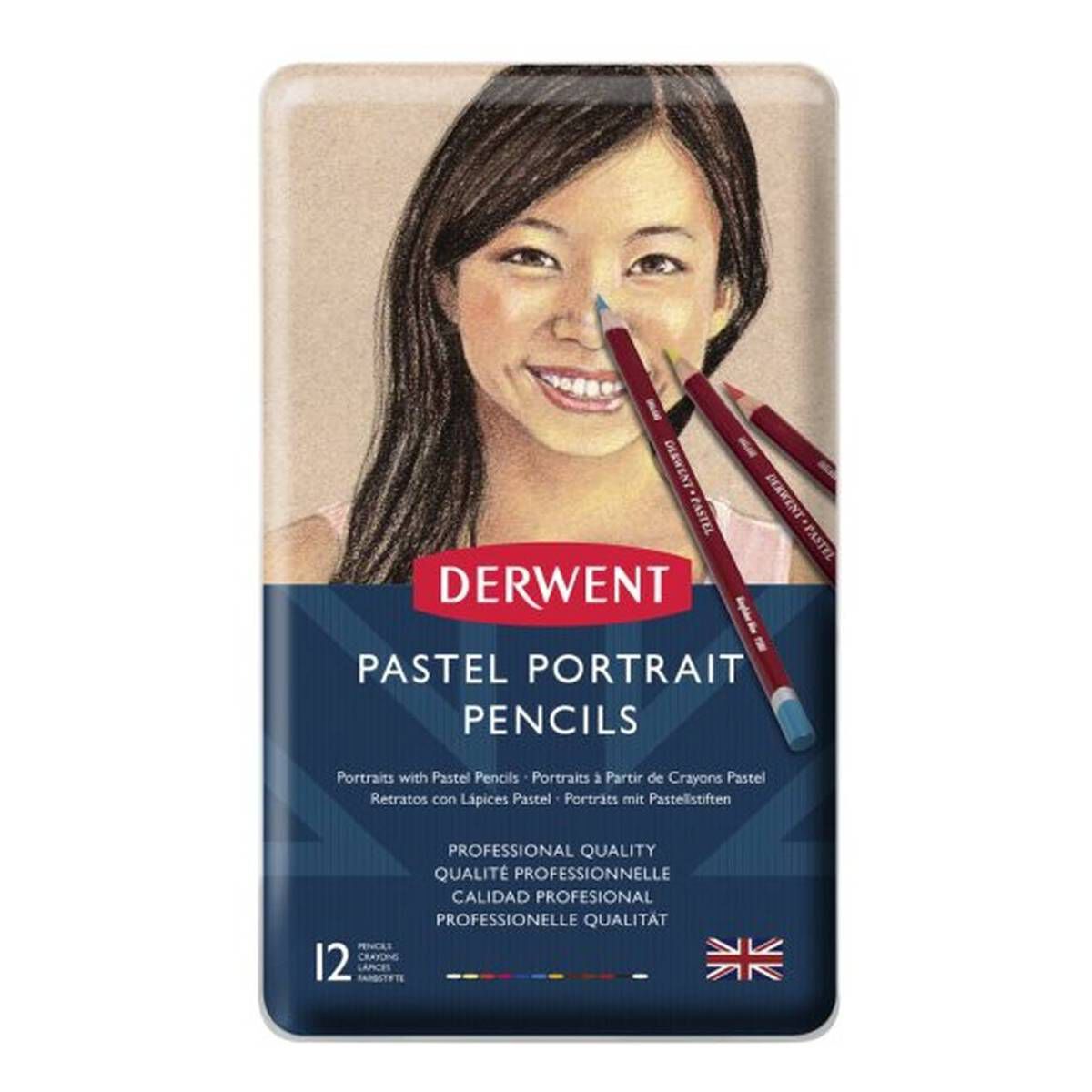 Derwent Skin Tone Pastel Pencils 12 Pack | Hobbycraft