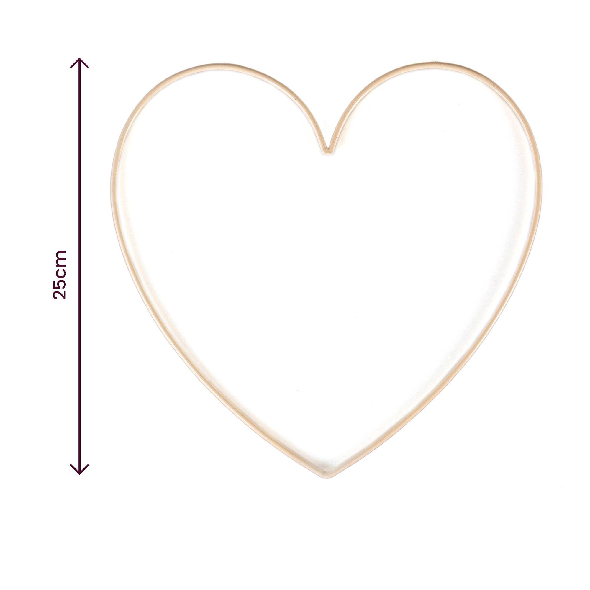 Macramé Metal Heart Frame 25cm | Hobbycraft