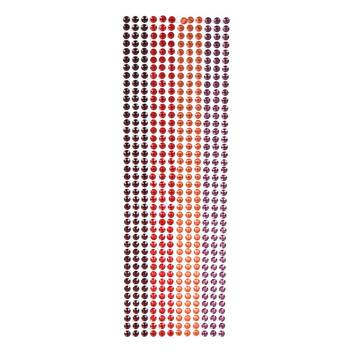 Mixed Red Adhesive Gems 6mm 504 Pack | Hobbycraft
