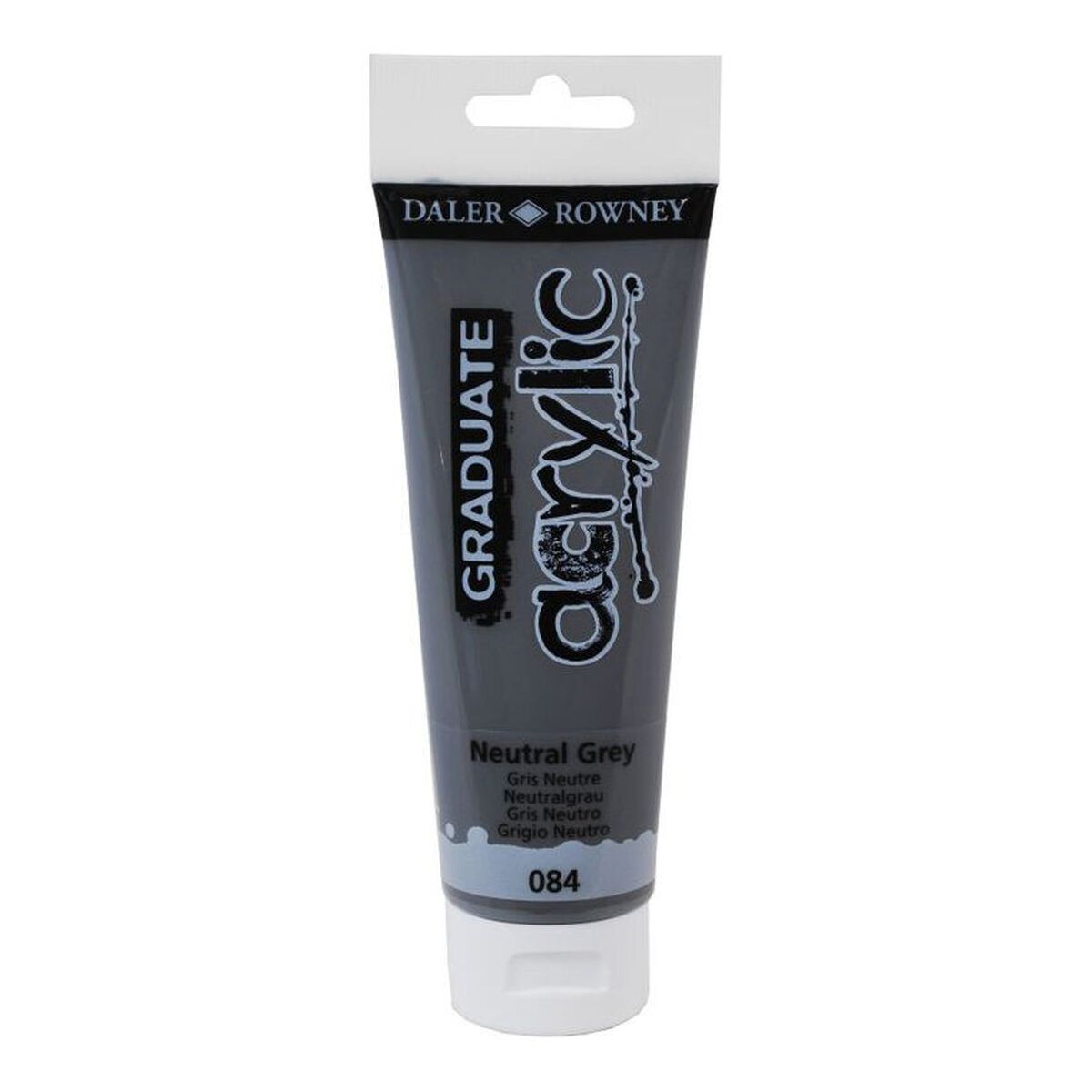 Daler-Rowney Graduate Neutral Grey Acrylic Paint 120ml | Hobbycraft