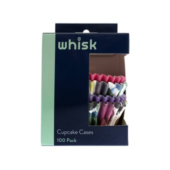 Whisk Watercolour Floral Mix Cupcake Cases 100 Pack | Hobbycraft