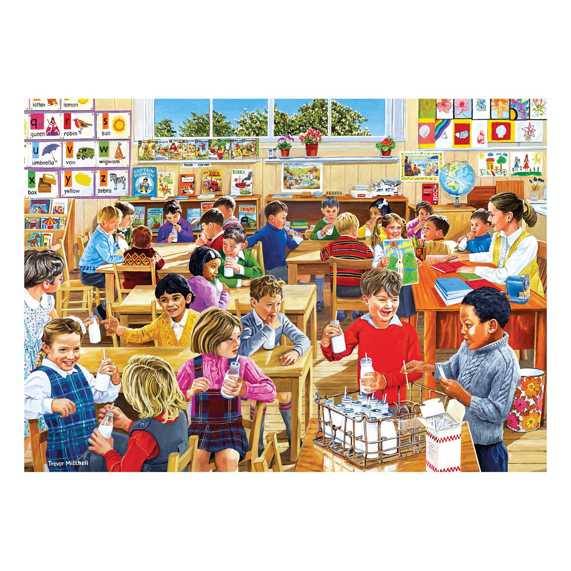 Gibsons School Days Jigsaw Puzzles 500 Pieces 4 Pack | Hobbycraft