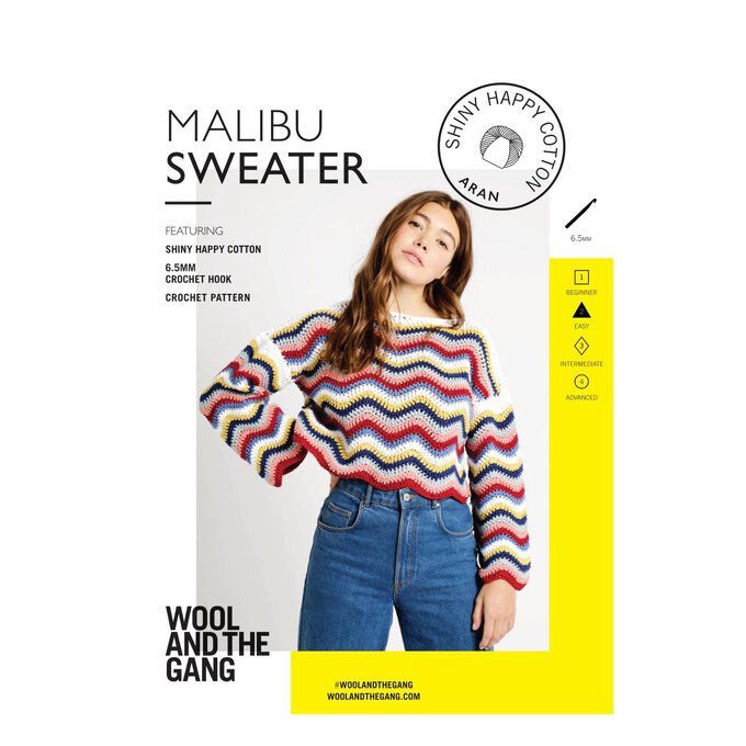 Wool and the Gang Malibu Sweater Pattern | Hobbycraft