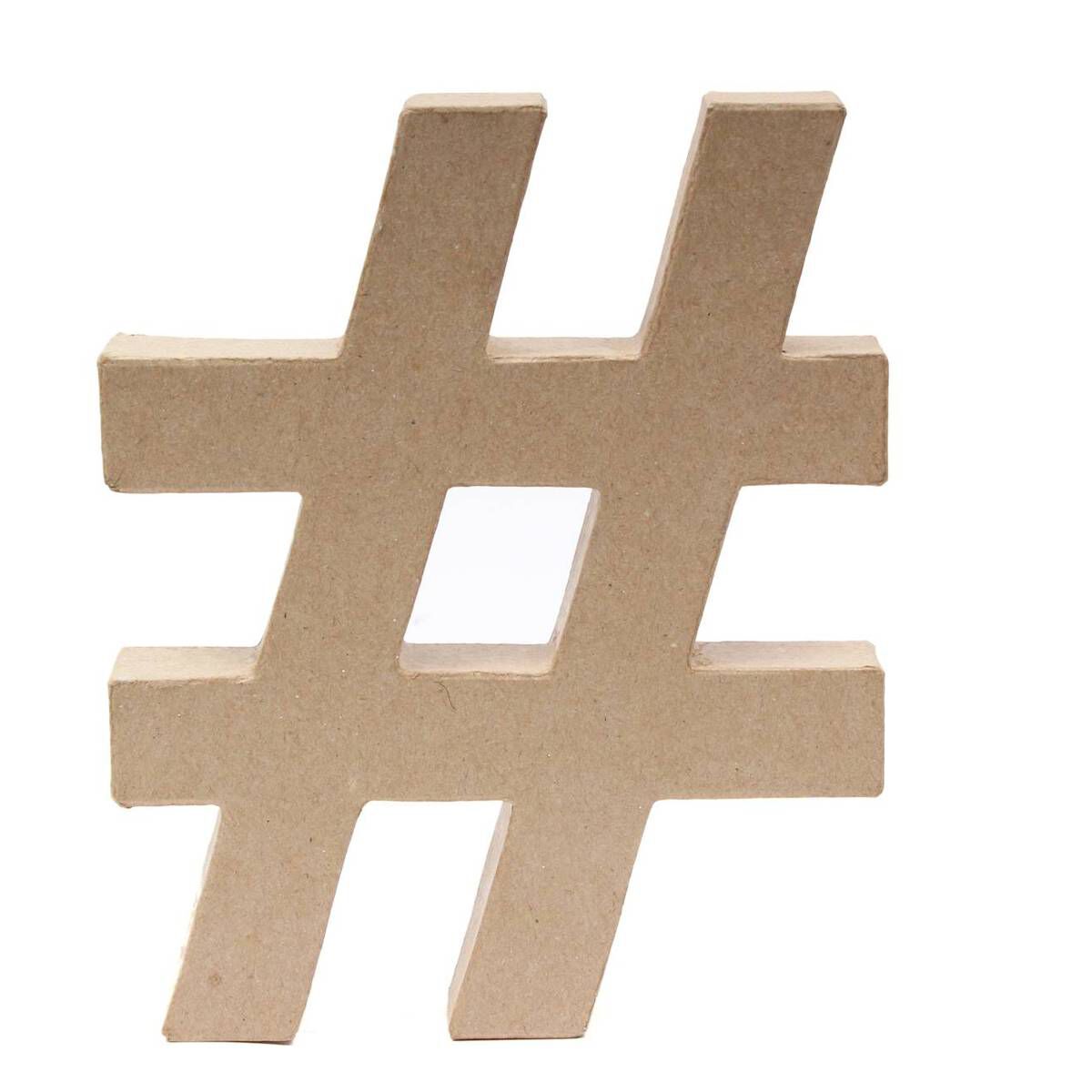 Mache Hashtag Symbol 20cm | Hobbycraft